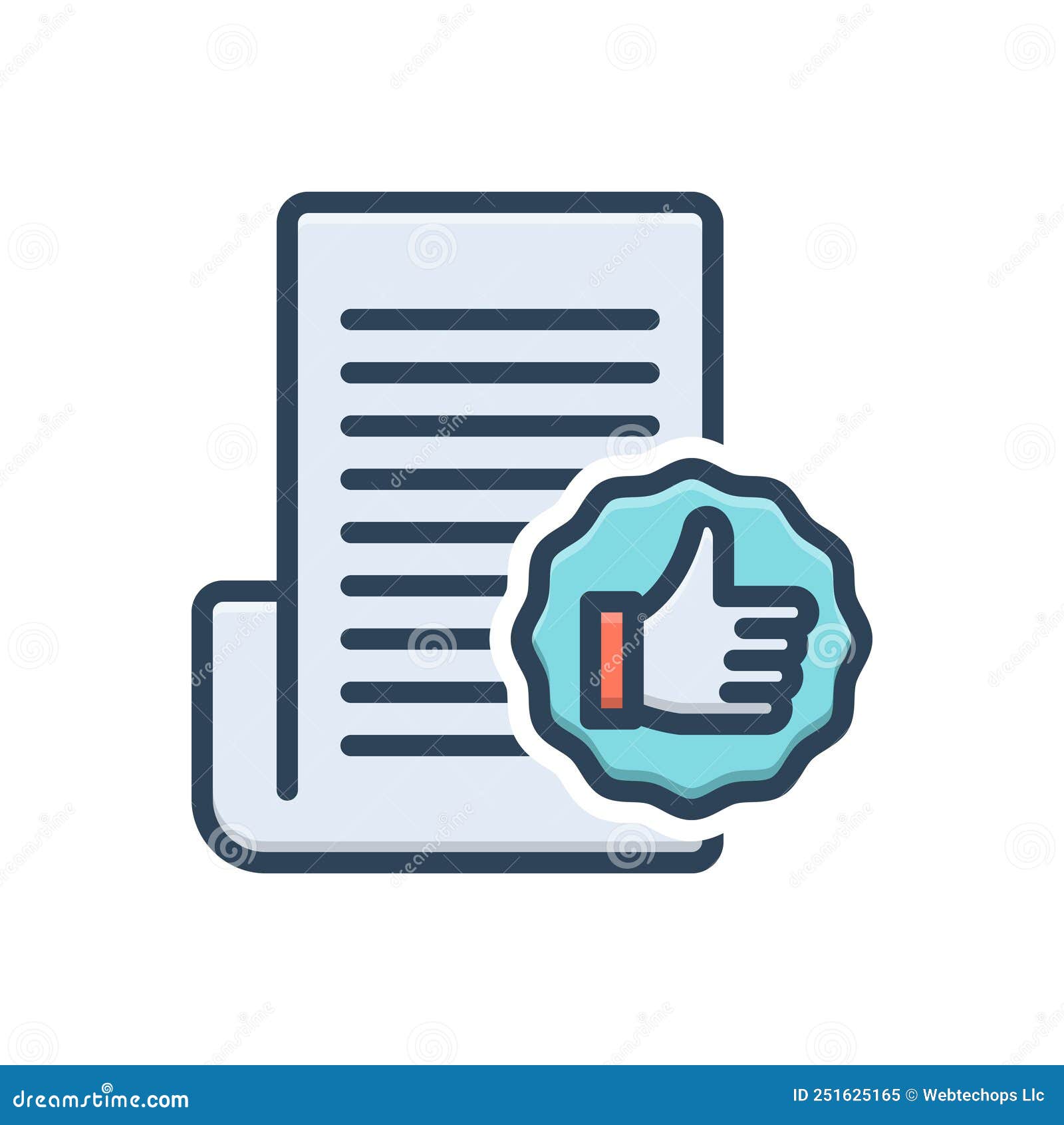 Color Illustration Icon for Fact, Reality and Actuality Stock Vector ...