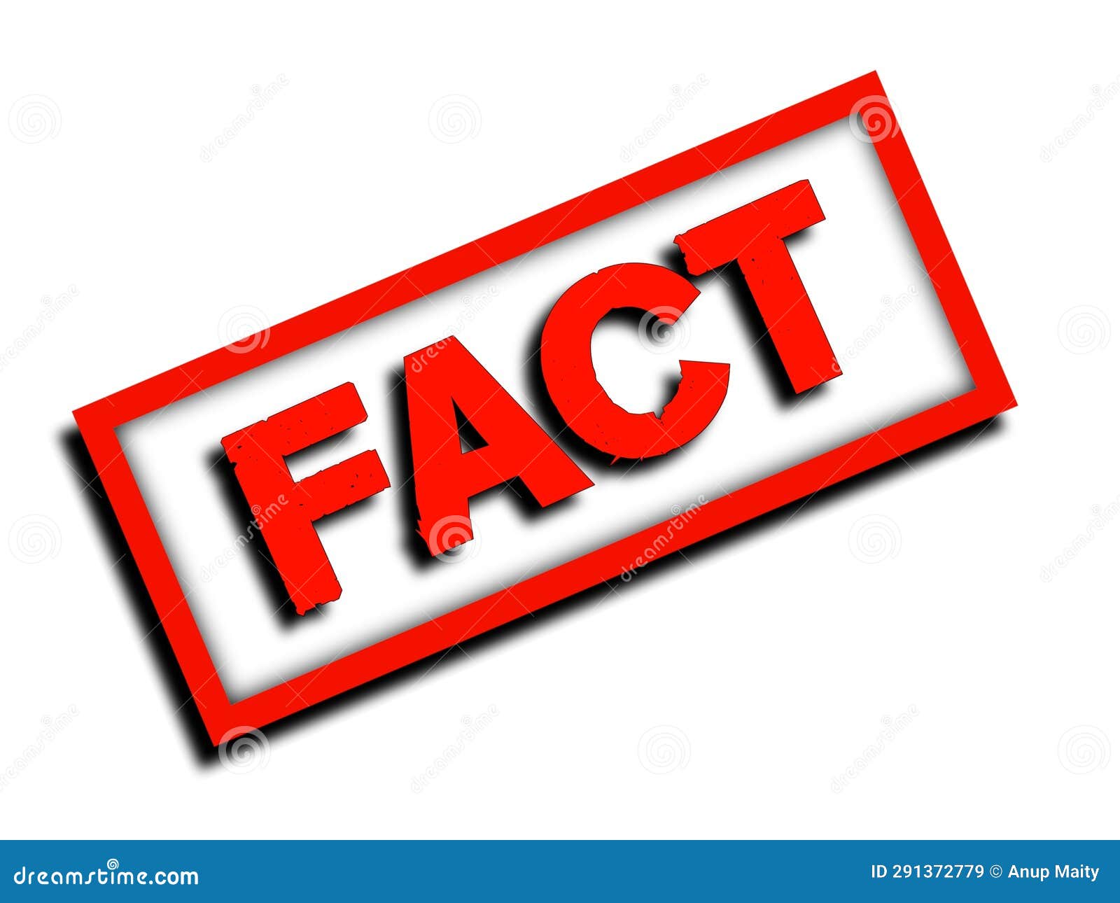 Fact logo stock illustration. Illustration of background - 291372779