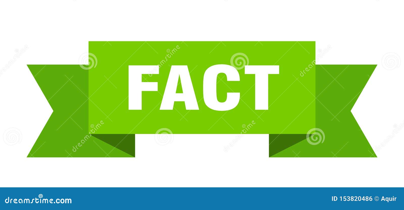 Fact Ribbon. Cartoon Vector | CartoonDealer.com #153900531