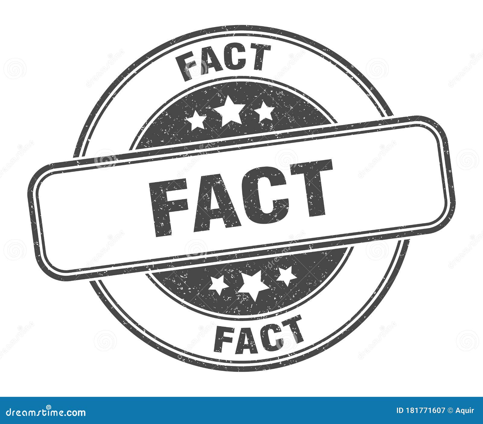 Fact Stamp. Fact Round Grunge Sign Stock Vector - Illustration of fact ...
