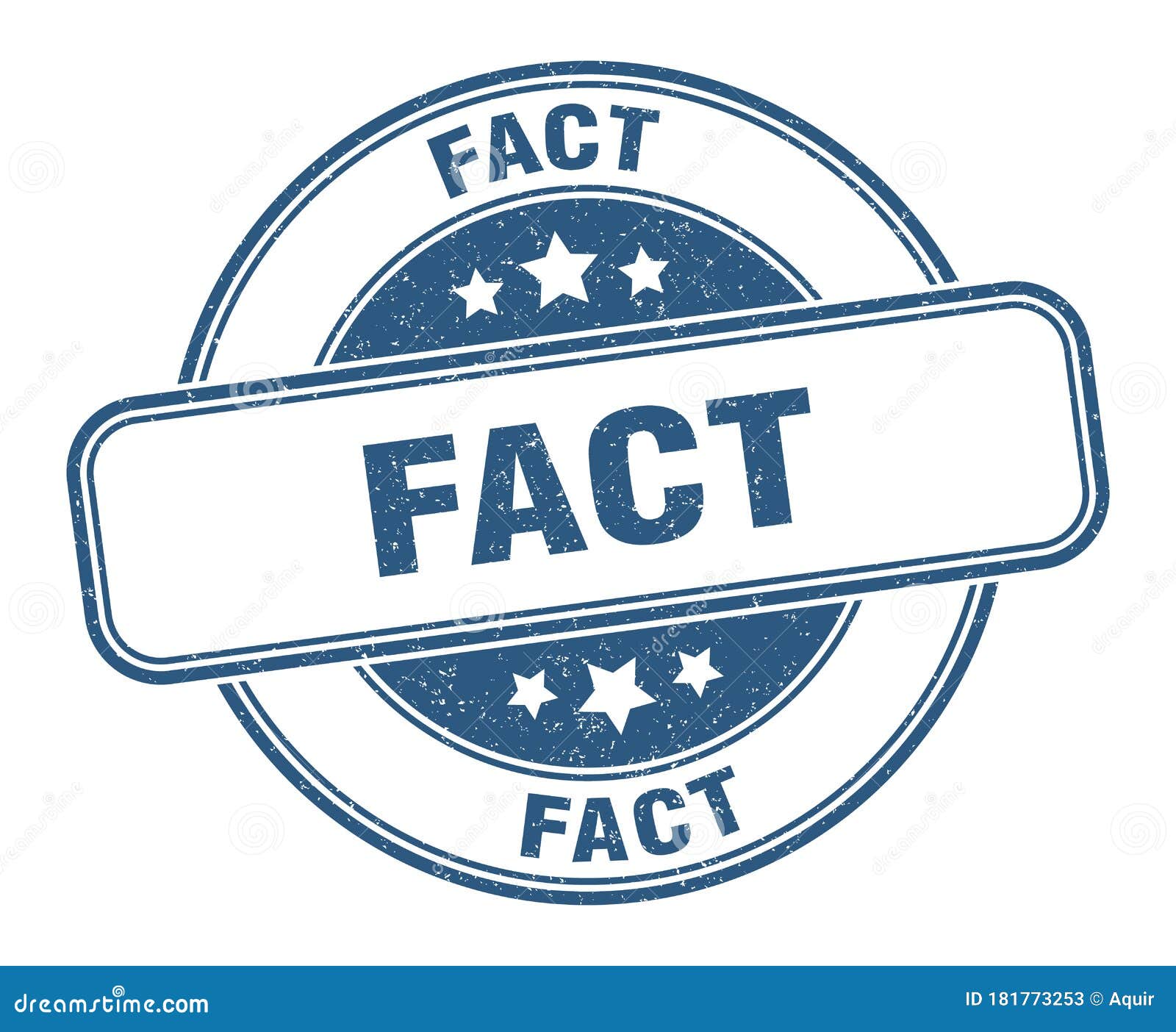 Fact Stamp. Fact Round Grunge Sign Stock Vector - Illustration of ...