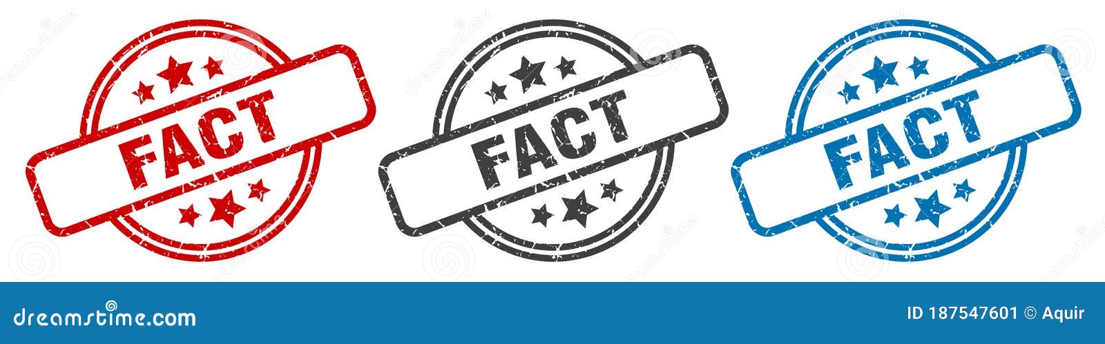 Fact Stamp. Fact Round Isolated Sign Stock Vector - Illustration of ...