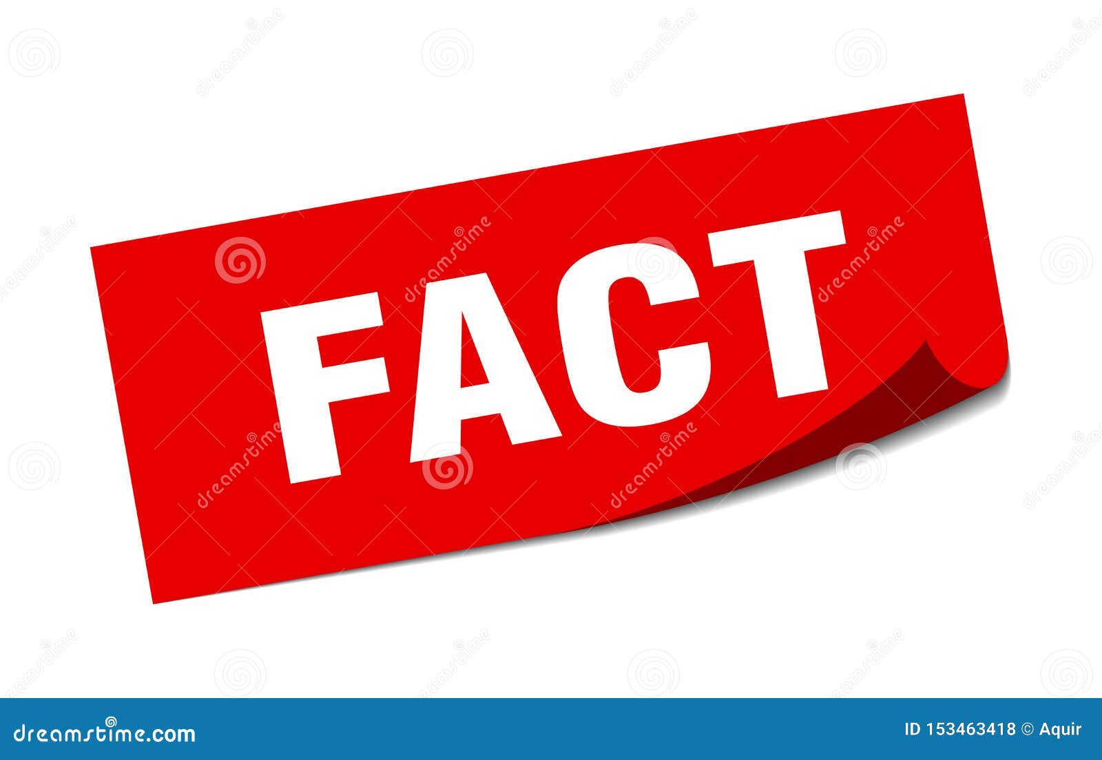 Fact sticker. stock vector. Illustration of fact, price - 153463418
