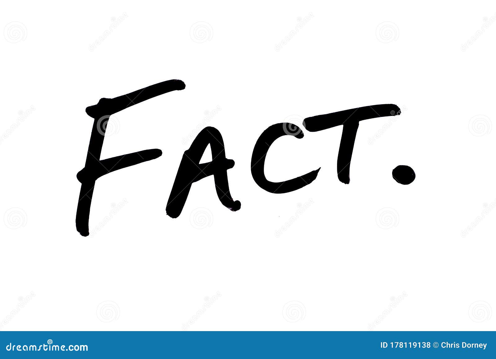 FACT stock illustration. Illustration of reliability - 178119138