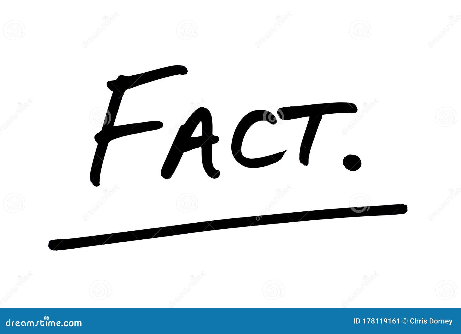 FACT stock illustration. Illustration of reliable, legal - 178119161