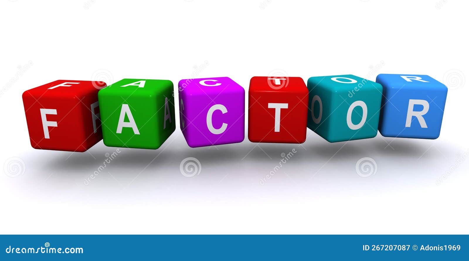 Factor Word On White Stock Photography | CartoonDealer.com #307005620