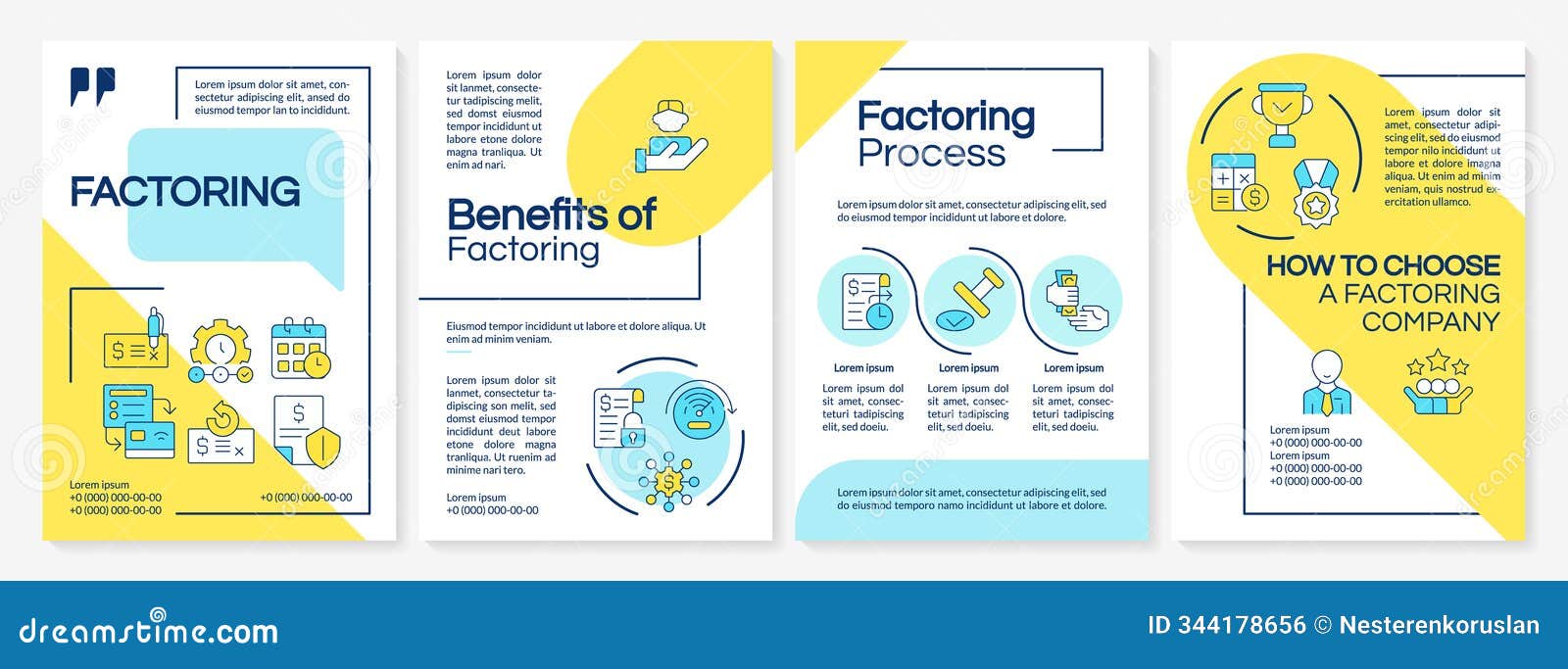 Benefits Of Factoring Rectangle Infographic Vector | CartoonDealer.com ...