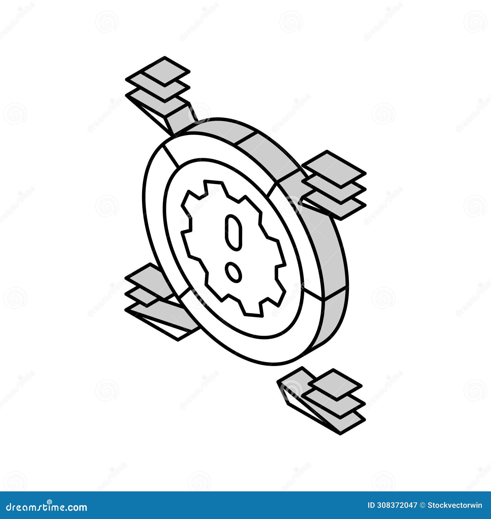 Factors Risk Isometric Icon Vector Illustration Stock Vector ...