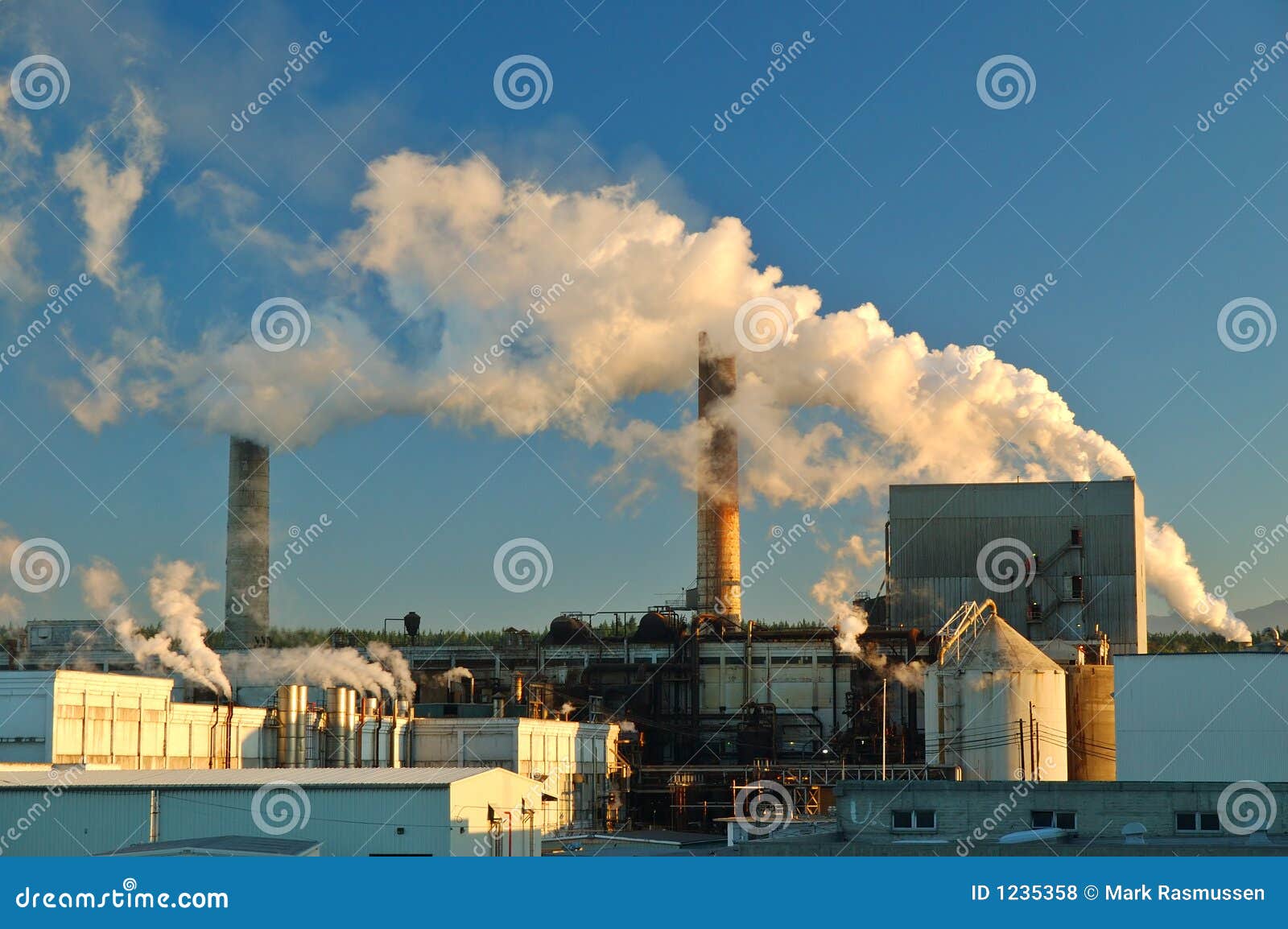Factory stock photo. Image of breathe, environmental, industry - 1235358