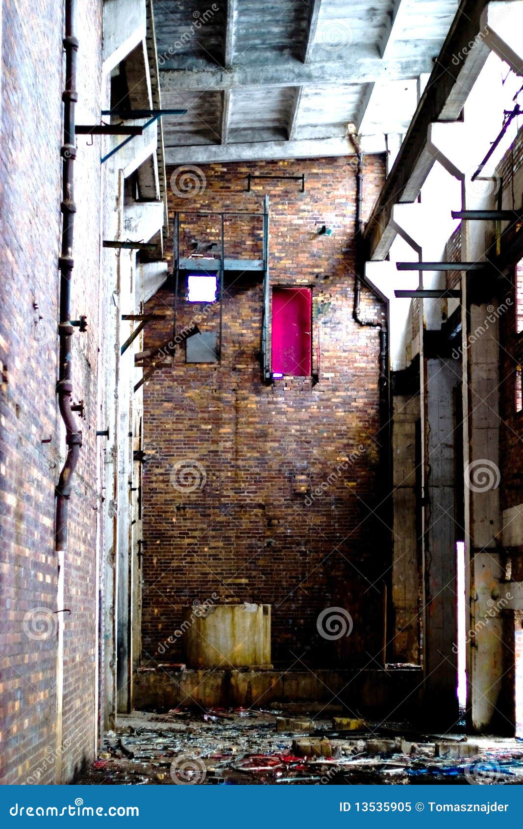 Factory stock image. Image of abandon, broken, industrial - 13535905