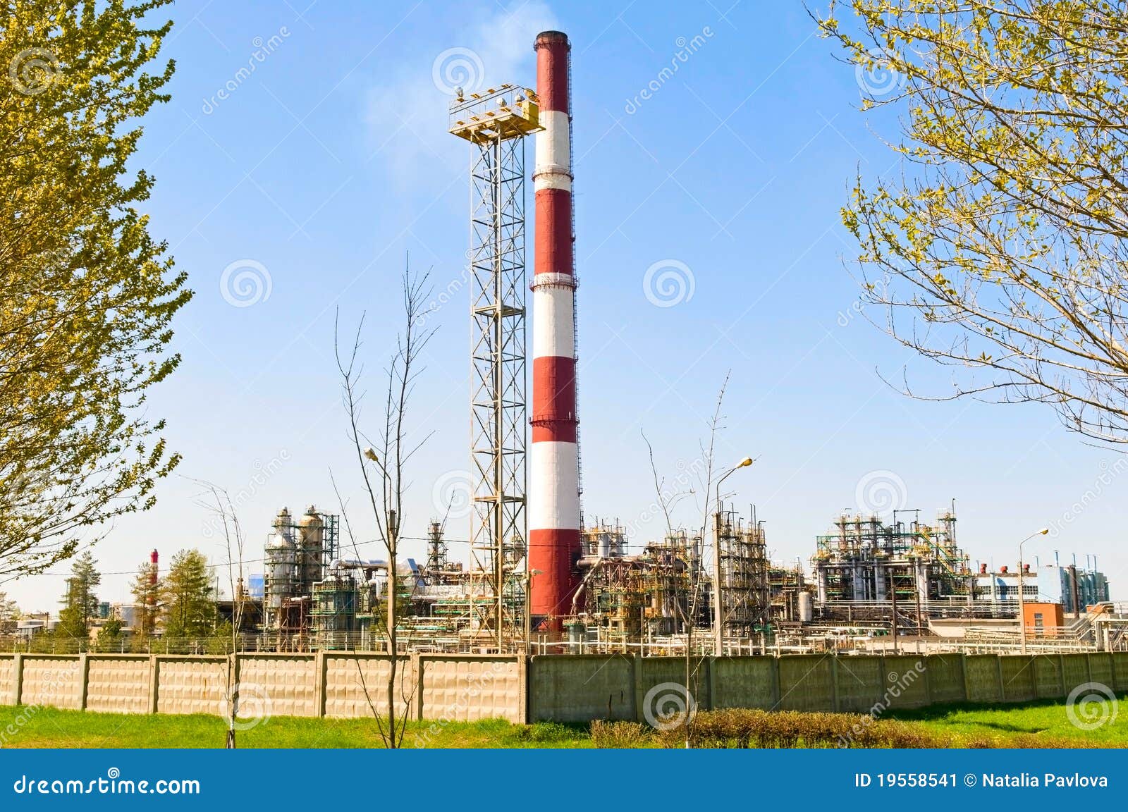 Factory stock image. Image of view, refinery, gasoline - 19558541
