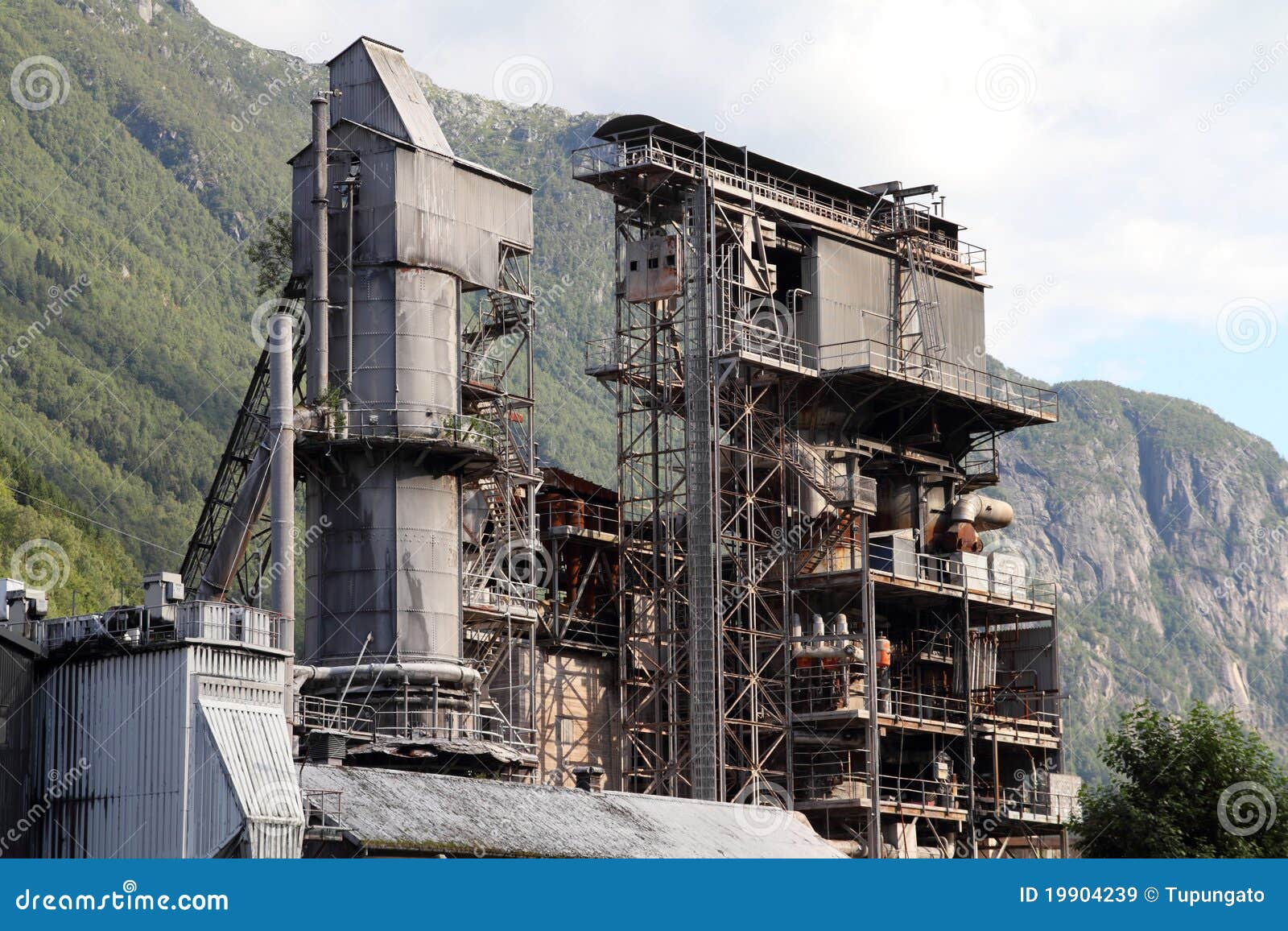 Factory stock image. Image of manufacture, mill, norway - 19904239