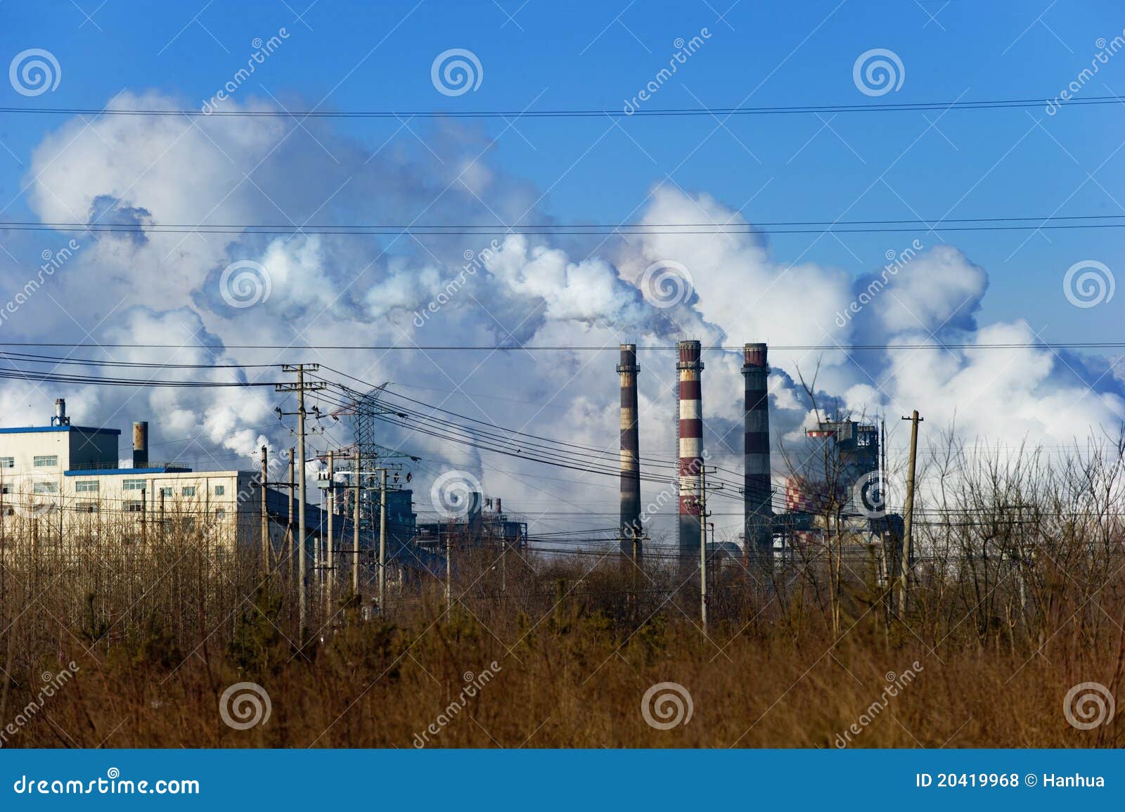 Factory stock photo. Image of manufacture, china, industrial - 20419968