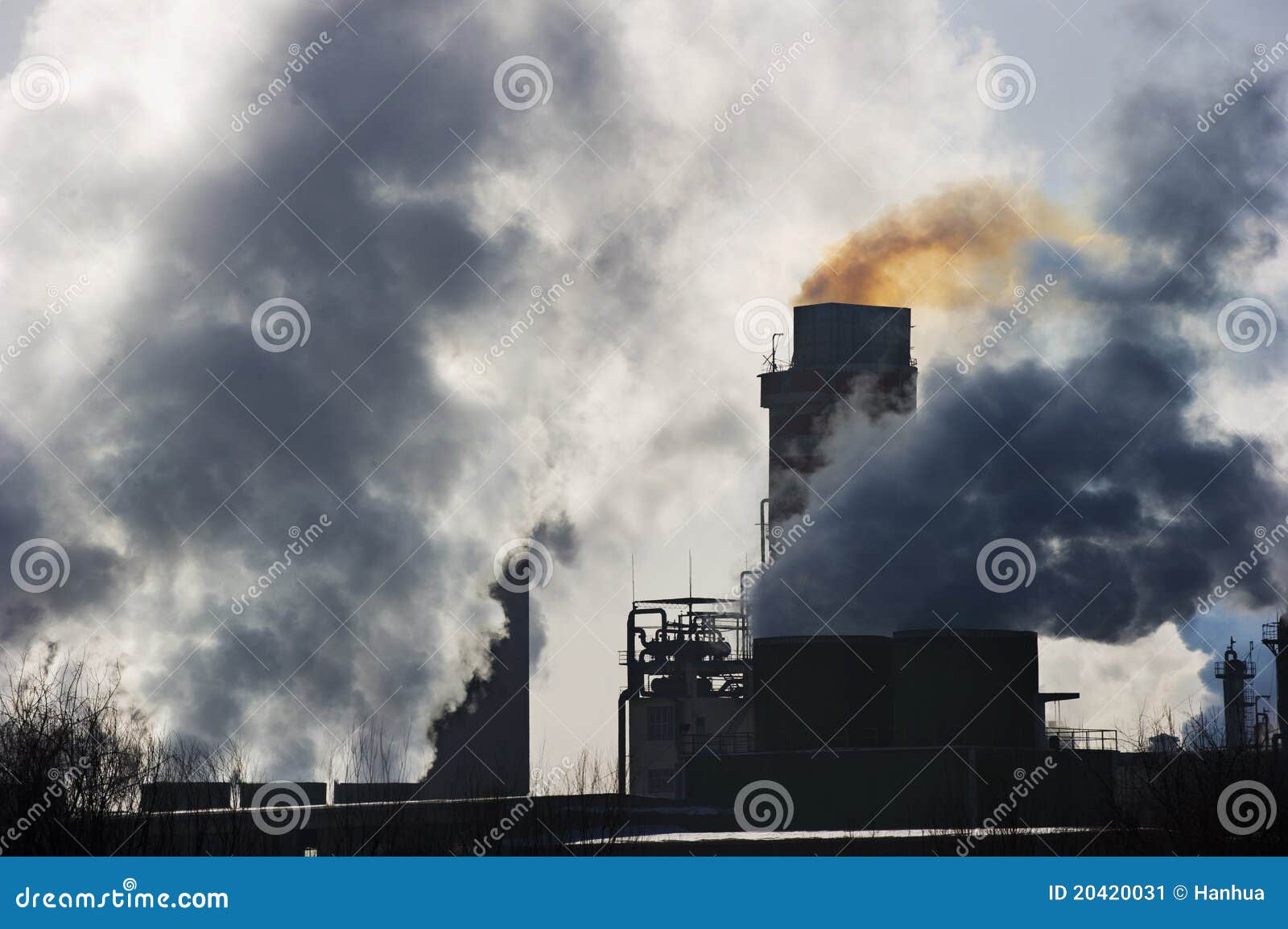 Factory stock image. Image of china, winter, industrial - 20420031