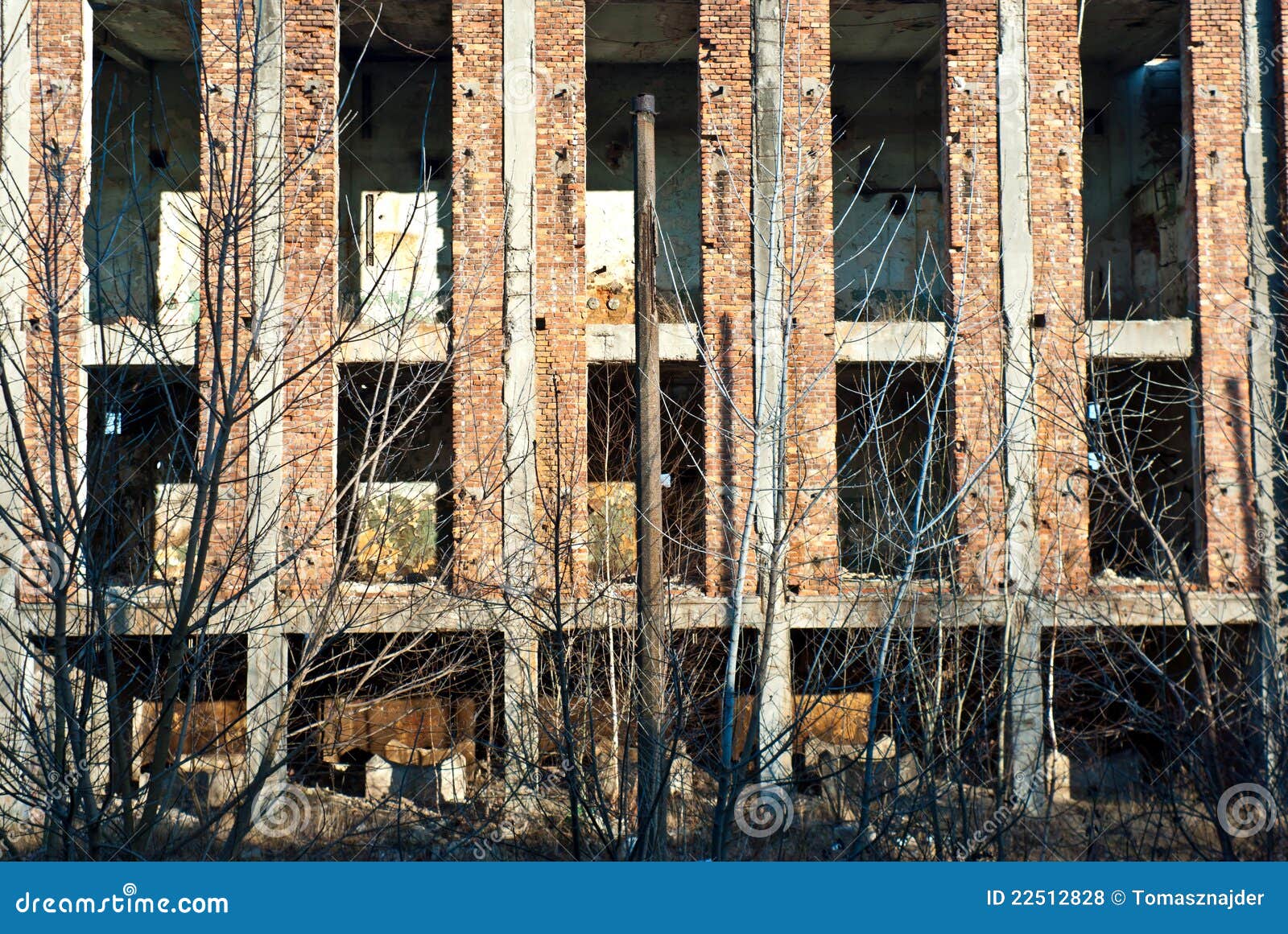 Factory stock photo. Image of abandon, broken, industrial - 22512828