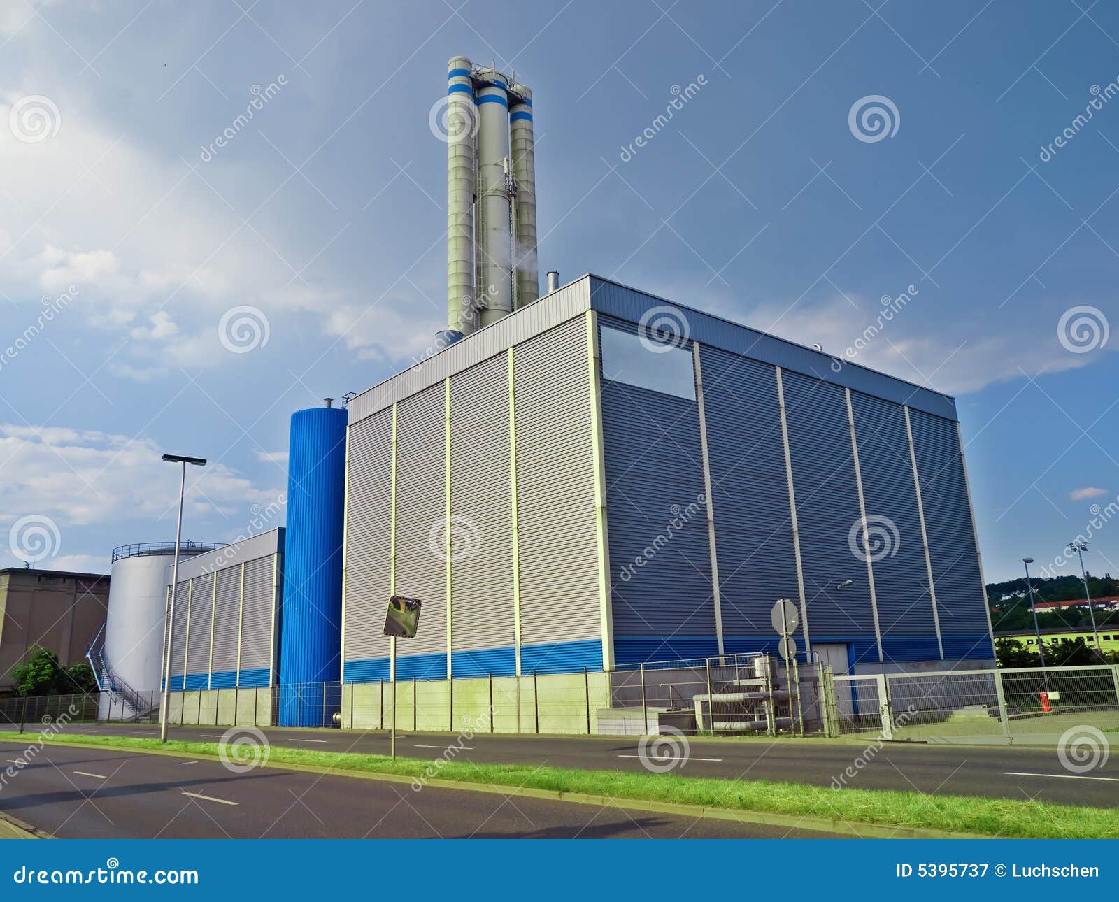 Factory stock image. Image of industrial, manufacturing - 5395737