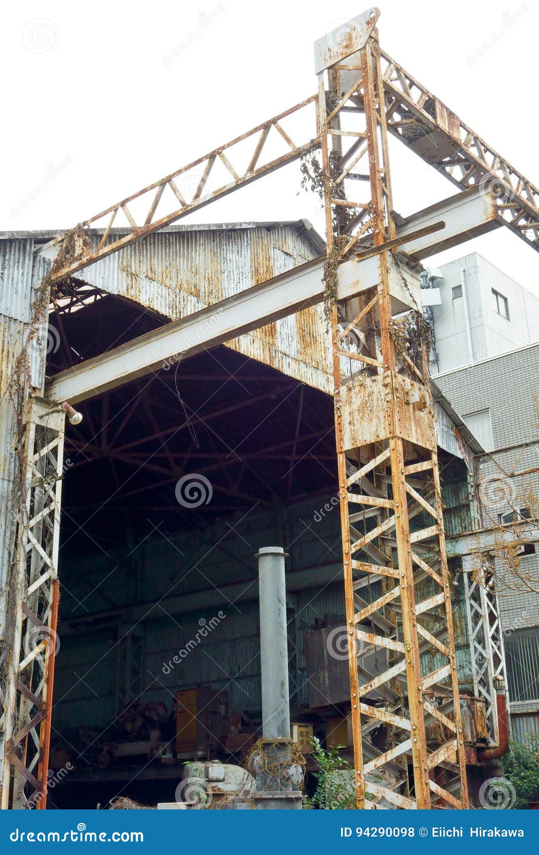 A Factory that is Abandoned and Closed Editorial Stock Photo - Image of ...