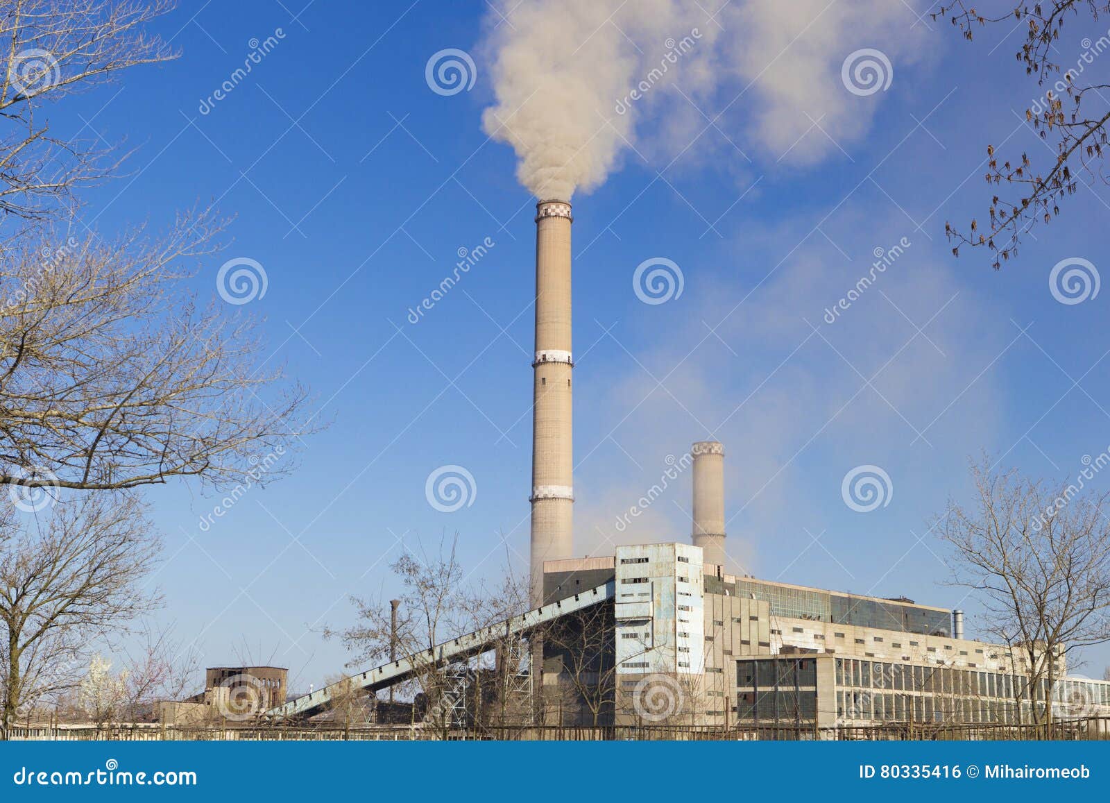 Factory Air Pollution with Smoke Editorial Photo - Image of environment ...
