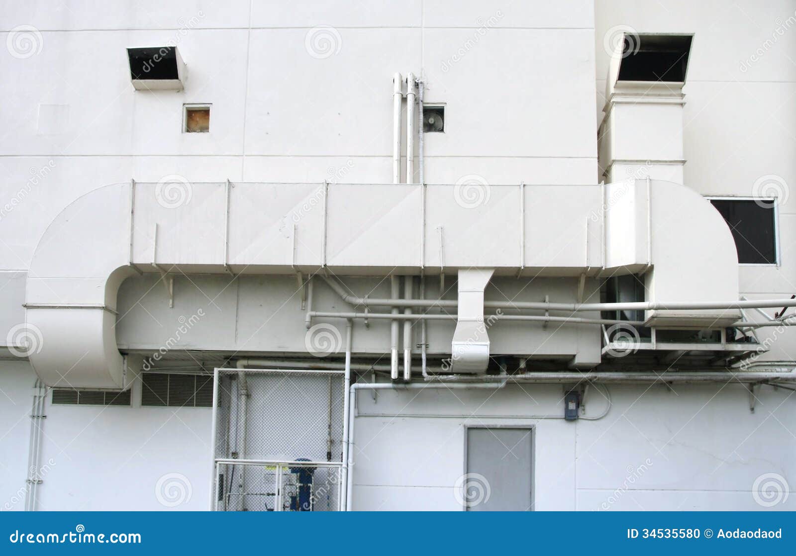 Factory air tube stock photo. Image of cold, fresh, drains - 34535580