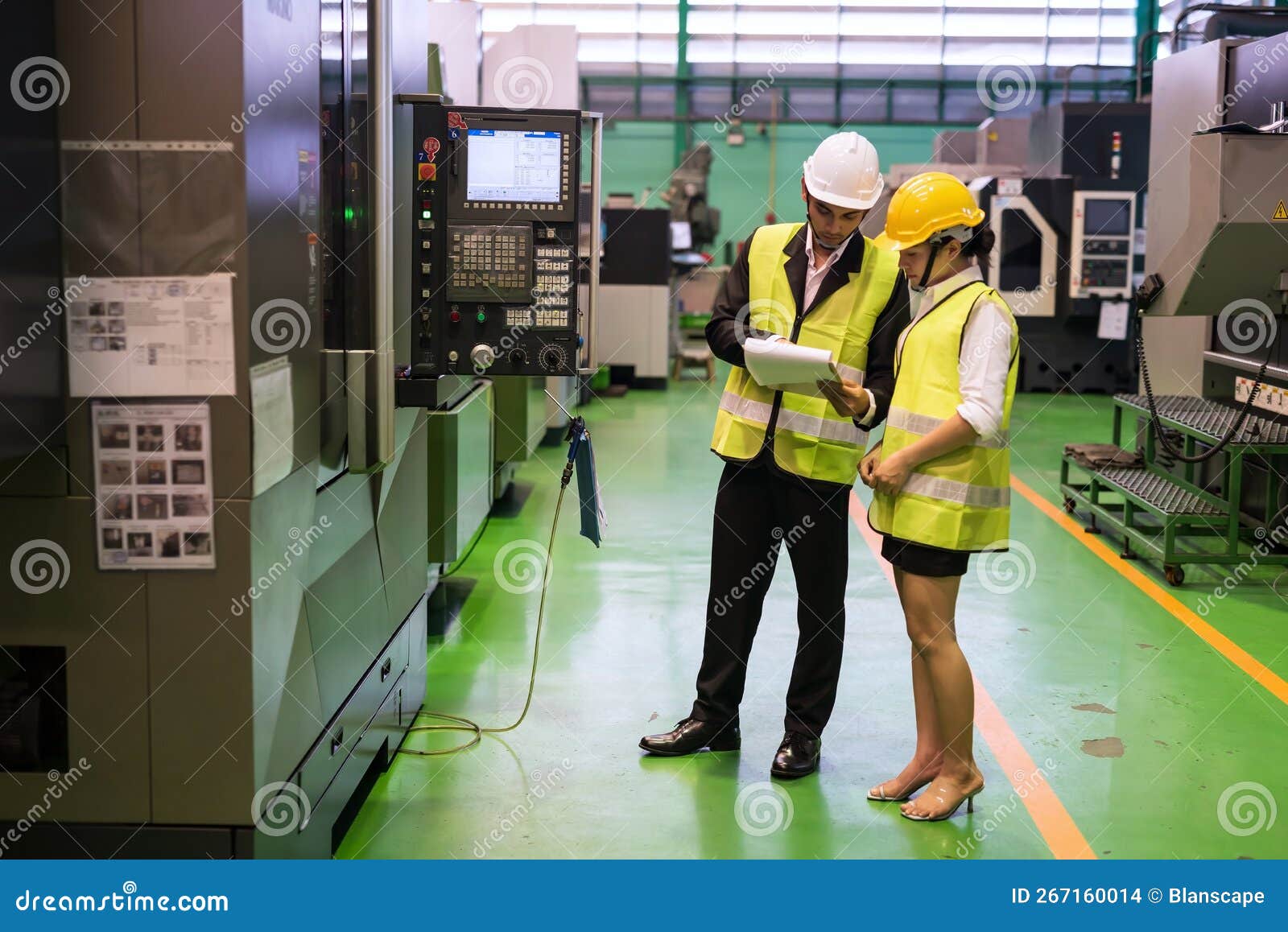 Factory Auditor Inspect Microchip Cnc Mill Machine Result on Paper ... Factory Auditor Inspect Microchip Cnc Mill Machine Result on Paper ...