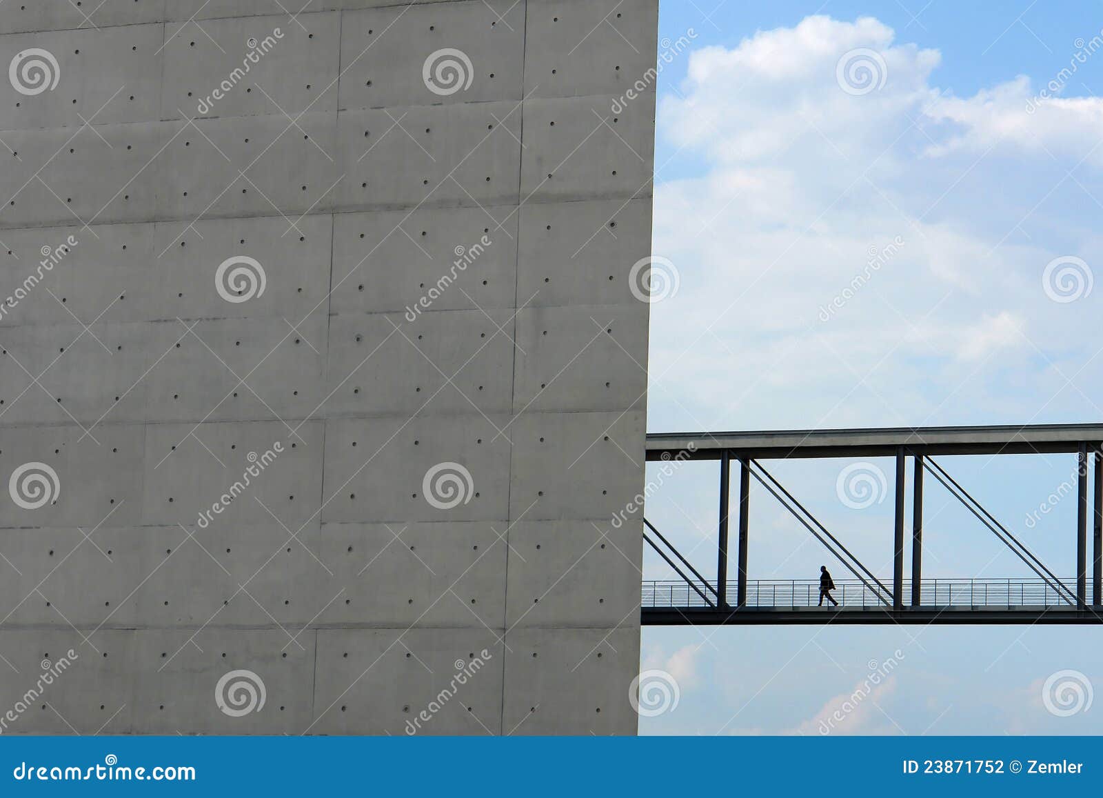 Factory bridge stock photo. Image of reinforsed, person - 23871752