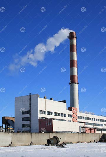 Factory building stock image. Image of plant, architecture - 17236623