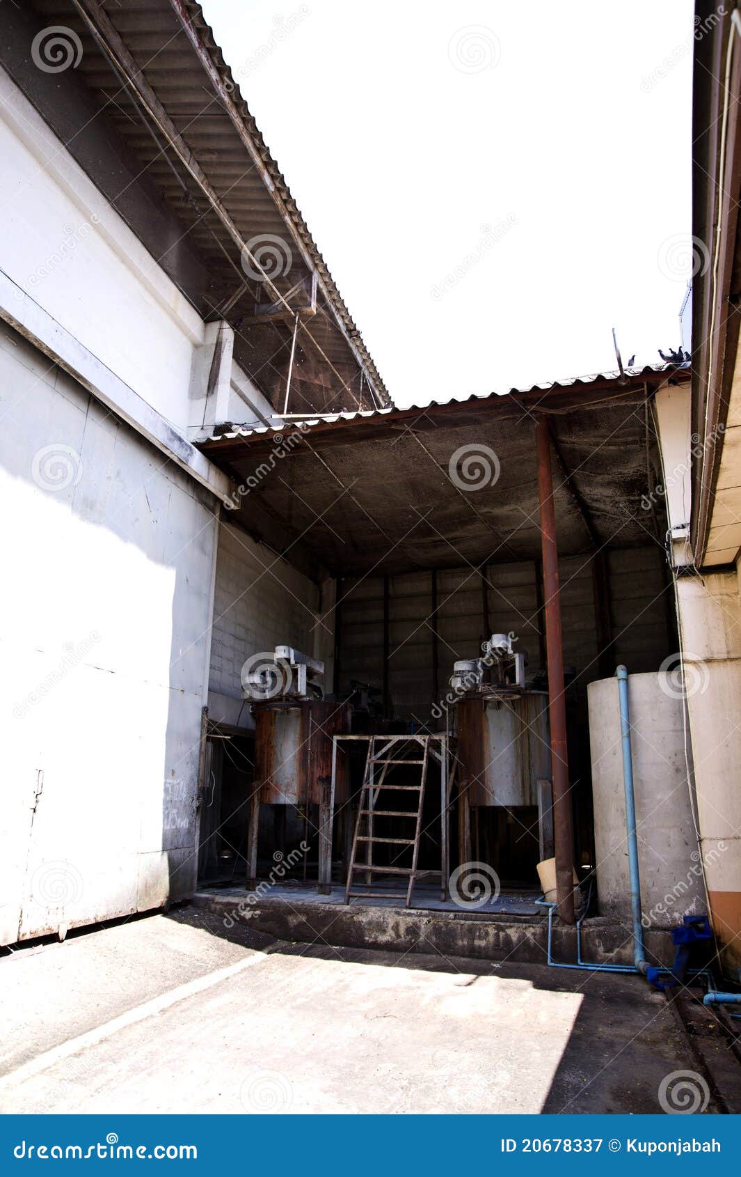 Factory building stock image. Image of building, house - 20678337