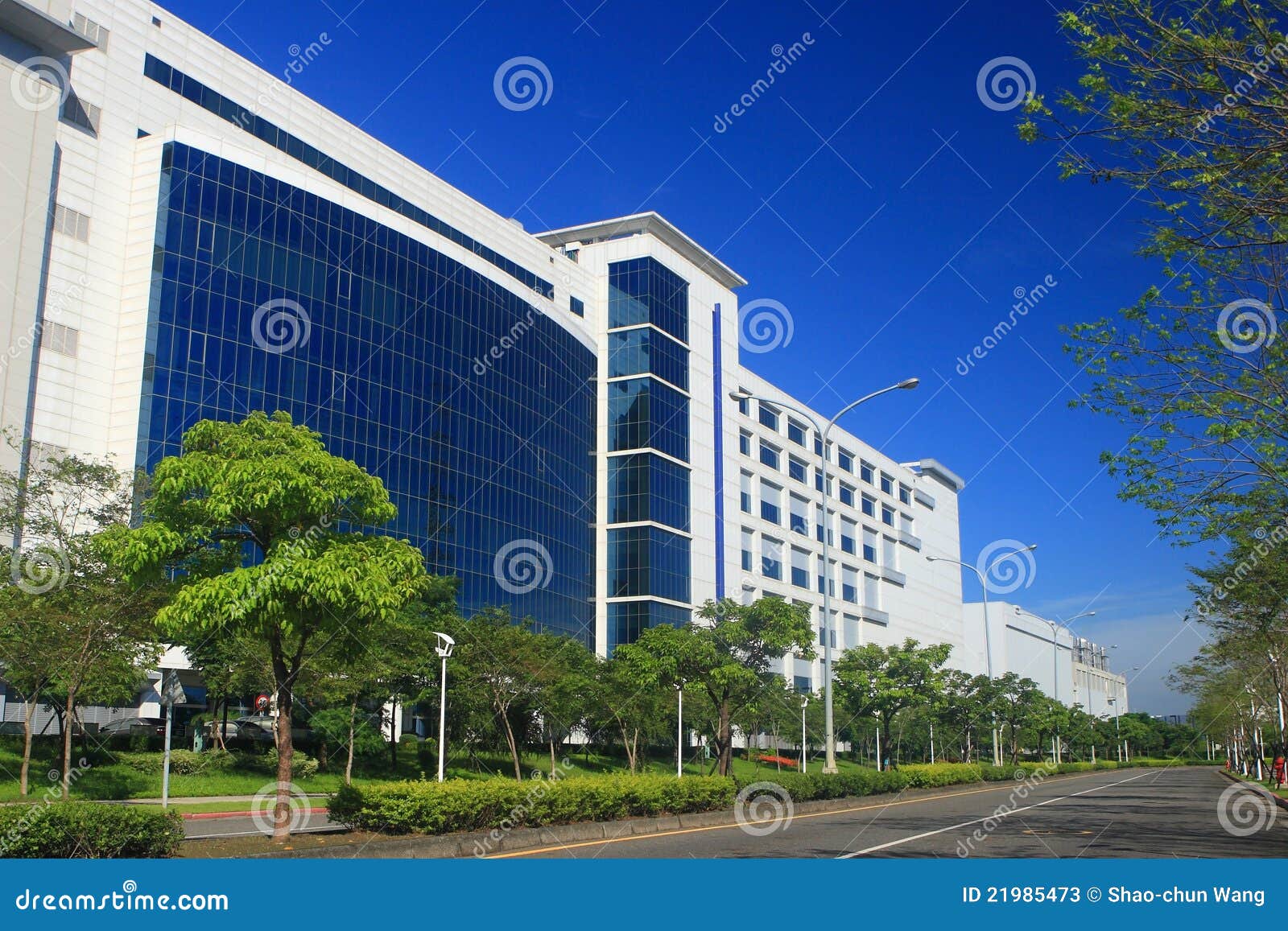 Factory building stock image. Image of campus, architecture - 21985473