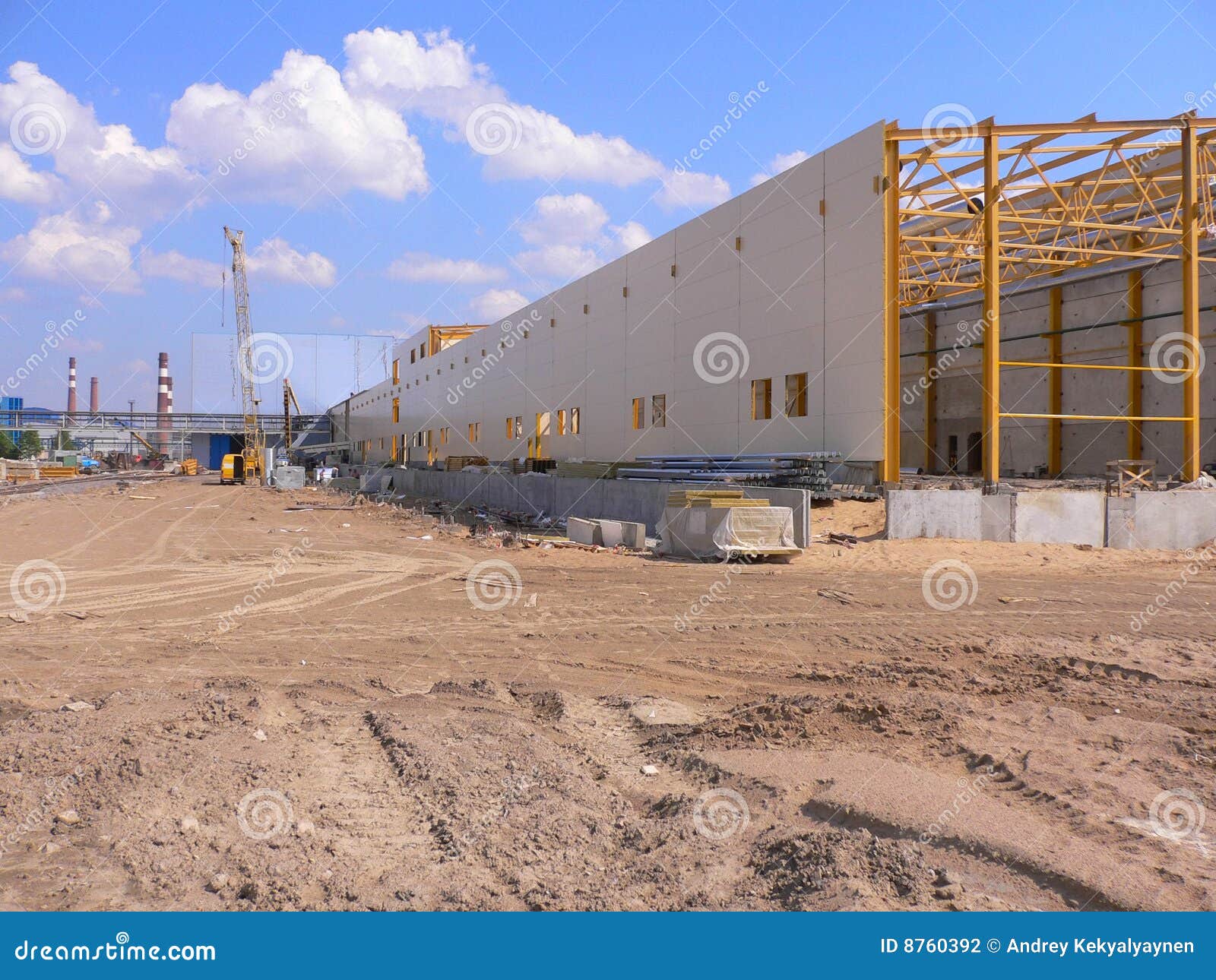 Factory building area stock photo. Image of arranging - 8760392