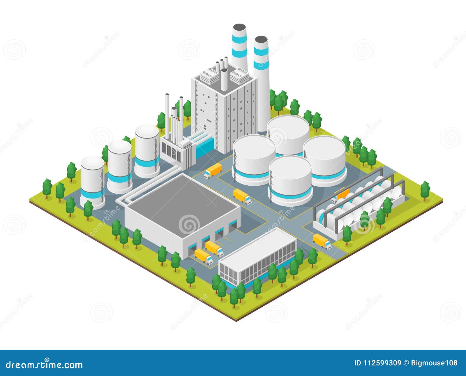 Isometric View Of Electric Forklift, Autonomous Forklift, AGV ...