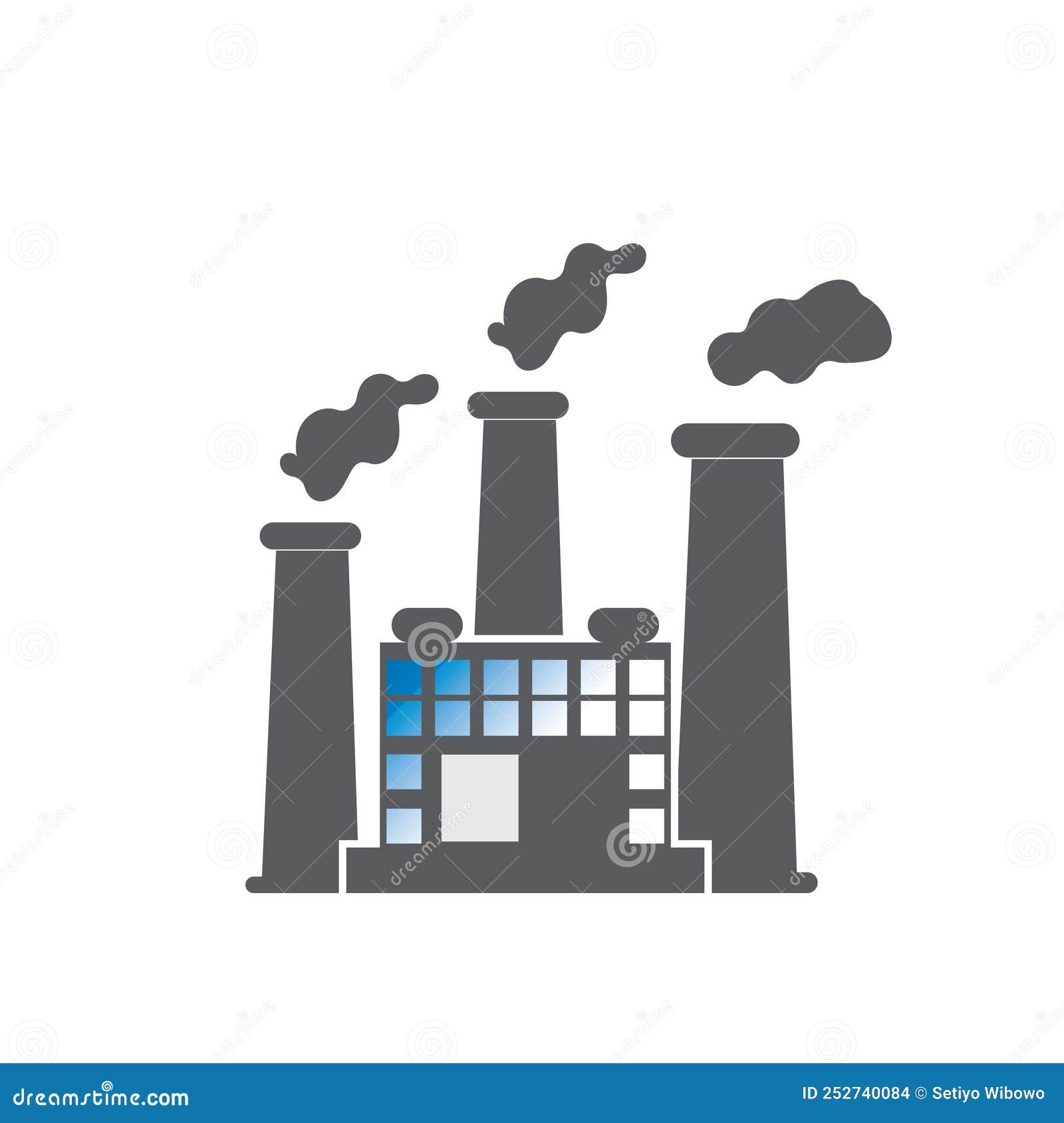 FACTORY BUILDING ICONS VECTOR Stock Vector - Illustration of symbol ...