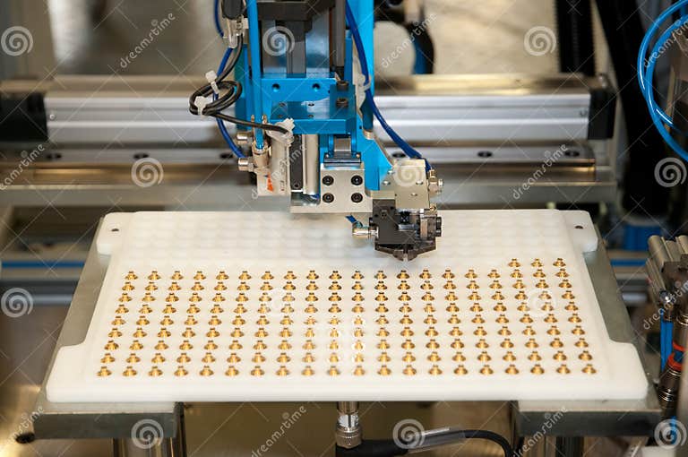 Factory - Building Line E Machine for Automation Stock Photo - Image of ...