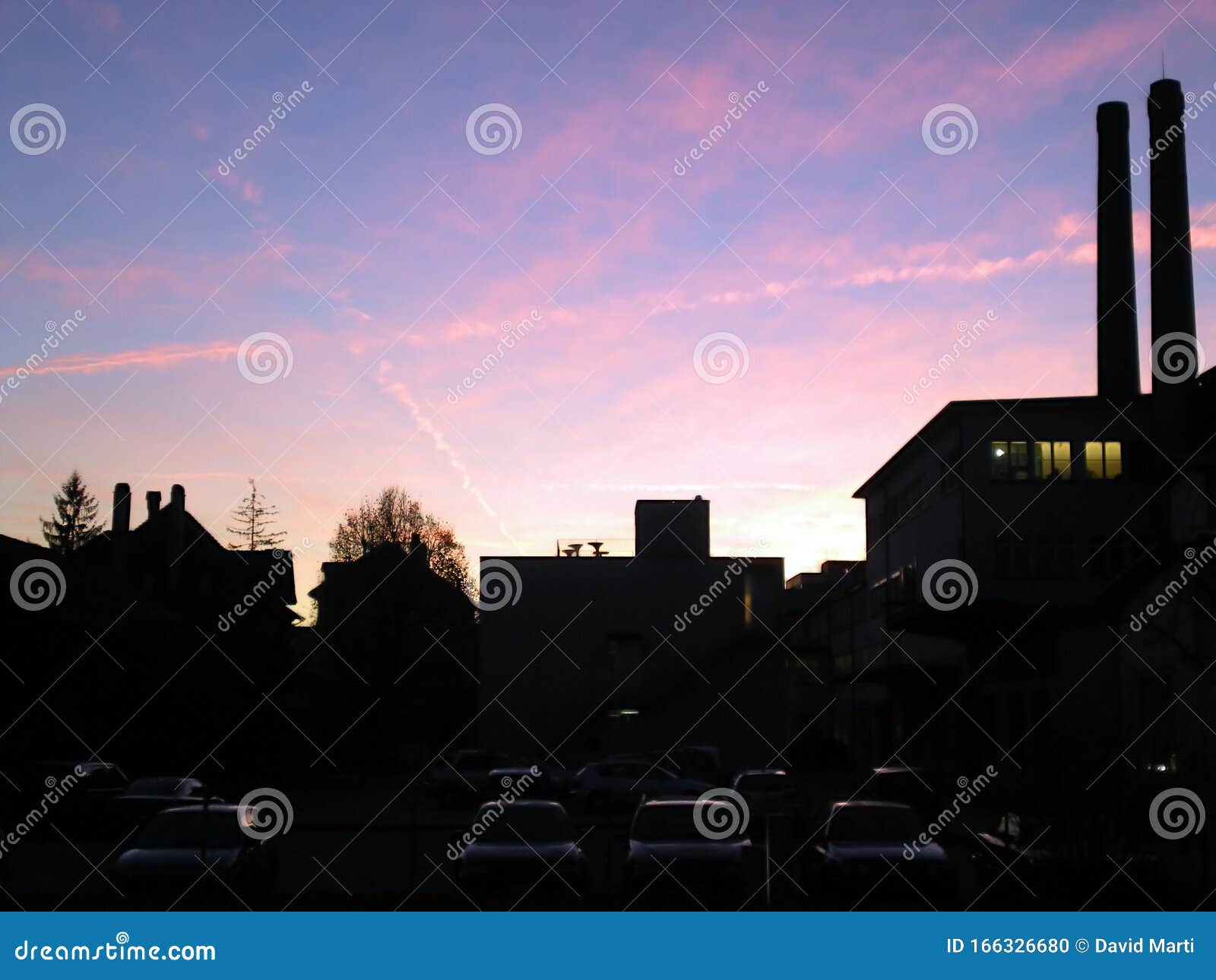 Factory Building stock photo. Image of structural, cityscape - 166326680