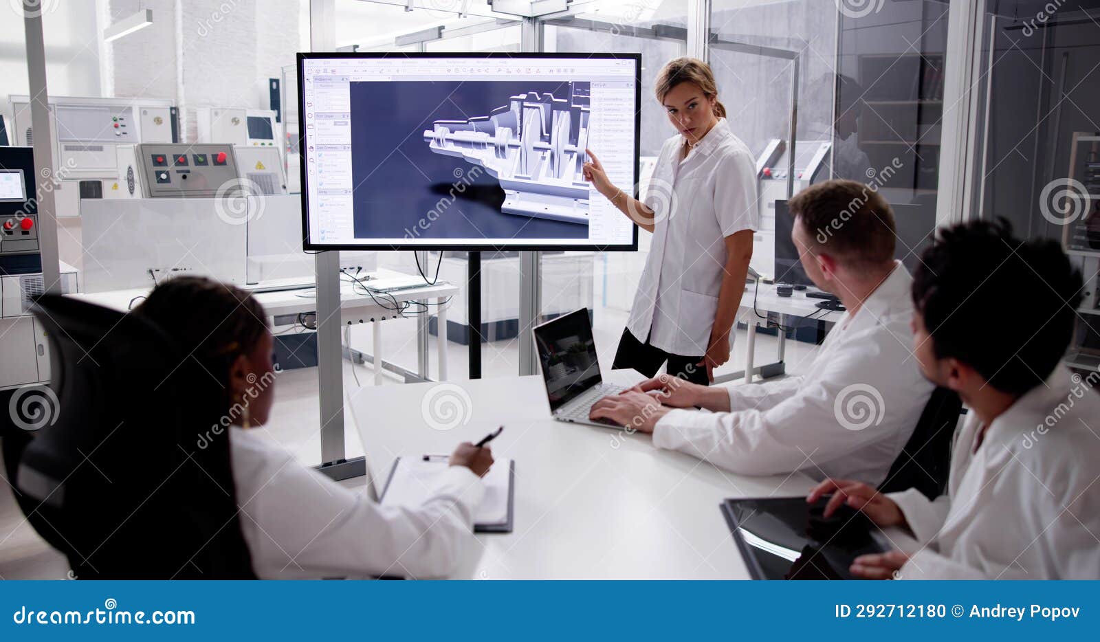 Factory Business Presentation Stock Illustration - Illustration of ...