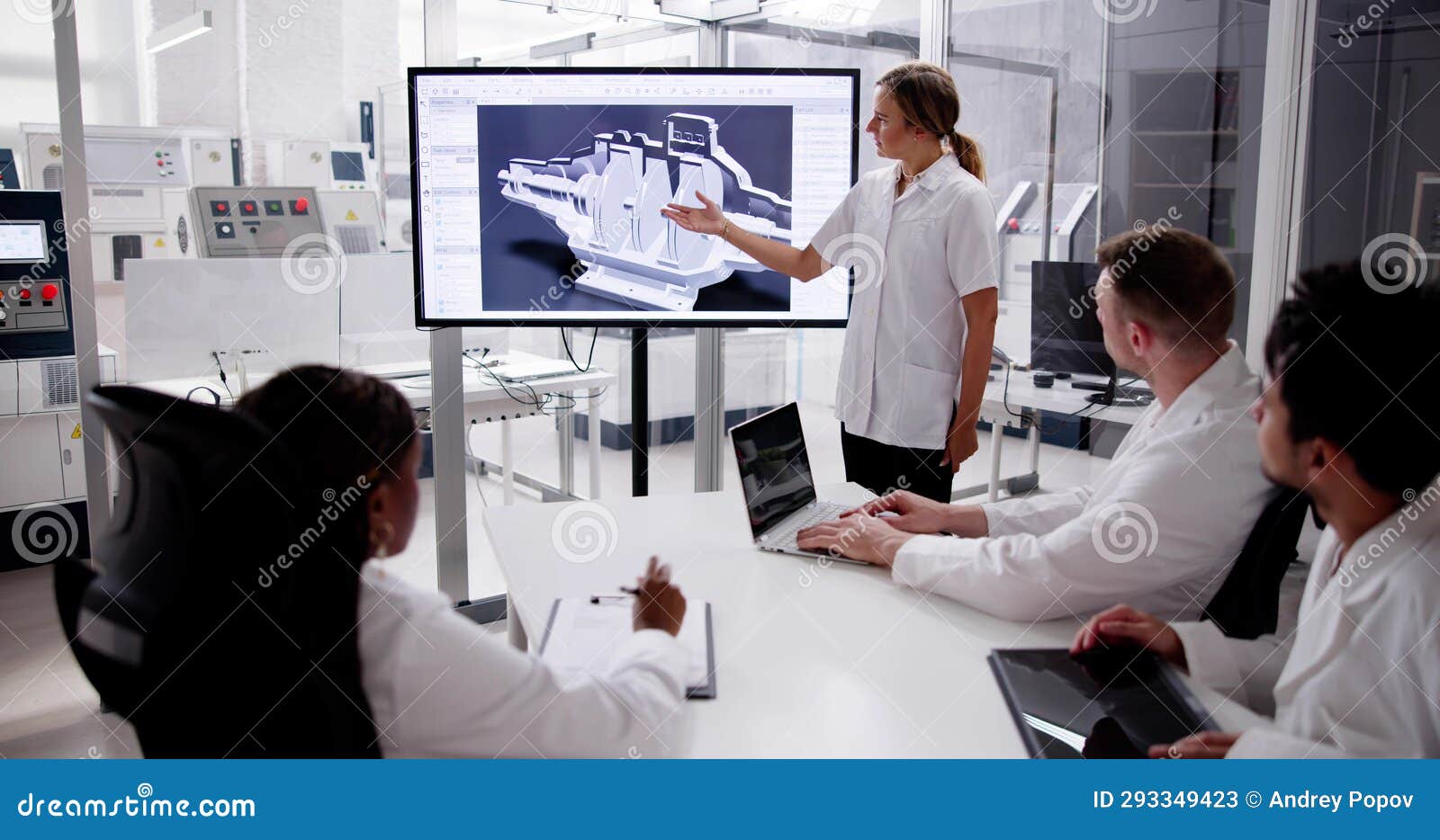 Factory Business Presentation Stock Illustration - Illustration of ...
