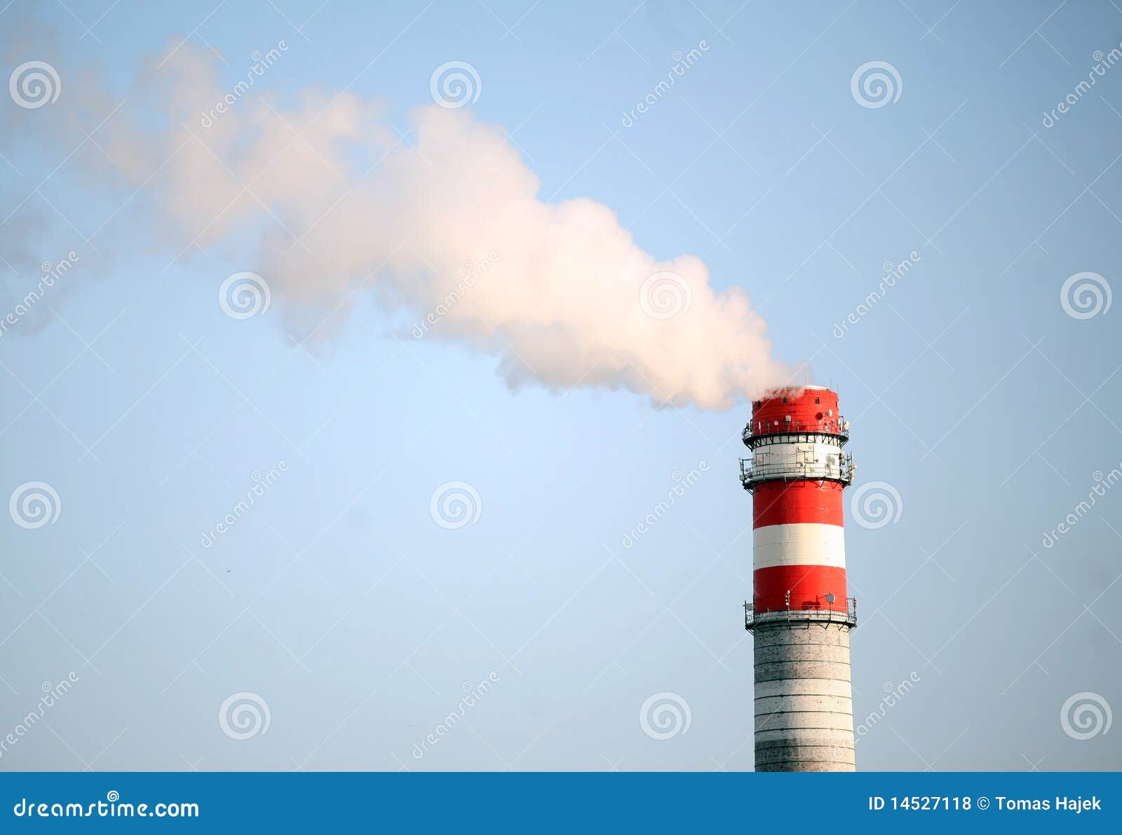 Factory chimney stock photo. Image of technical, pollution - 14527118