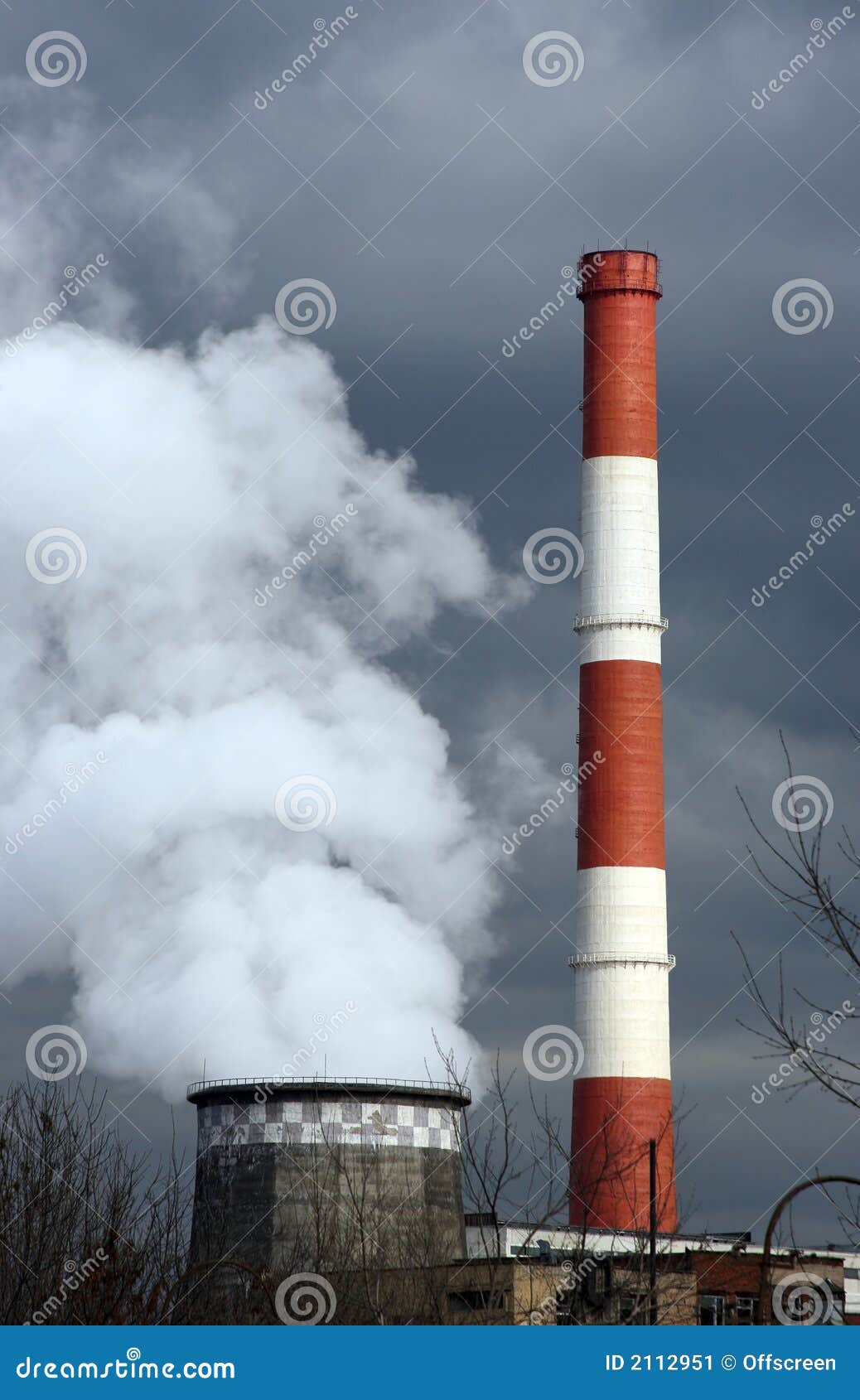 Factory chimney stock image. Image of chemical, steam - 2112951
