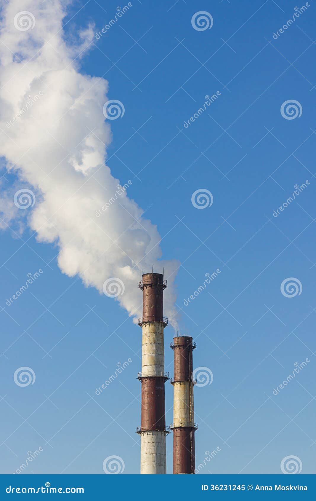 Factory chimney stock image. Image of machine, natural - 36231245