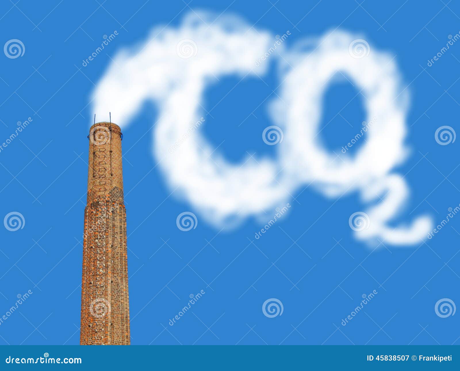 Factory chimney stock image. Image of climate, environment - 45838507