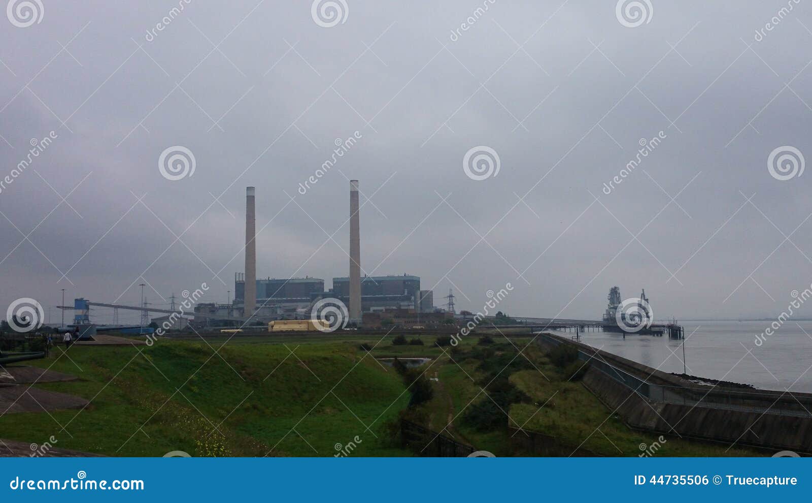 Factory chimneys stock photo. Image of chimneys, pollution - 44735506