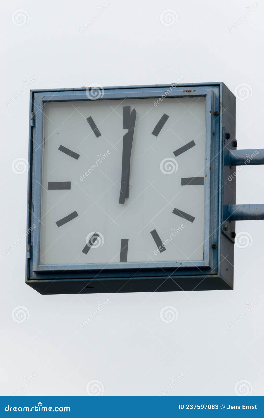 A factory clock stock image. Image of signage, wall - 237597083