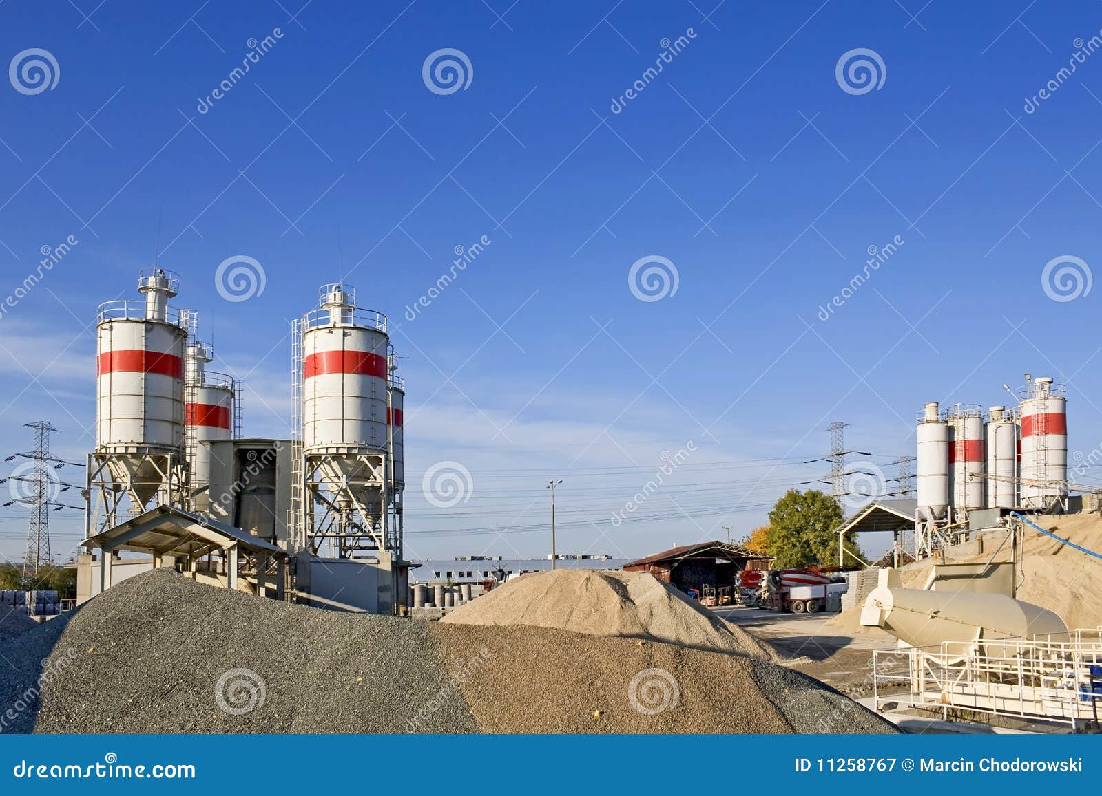 Factory of Concrete. Europe Stock Image - Image of barrack, city: 11258767