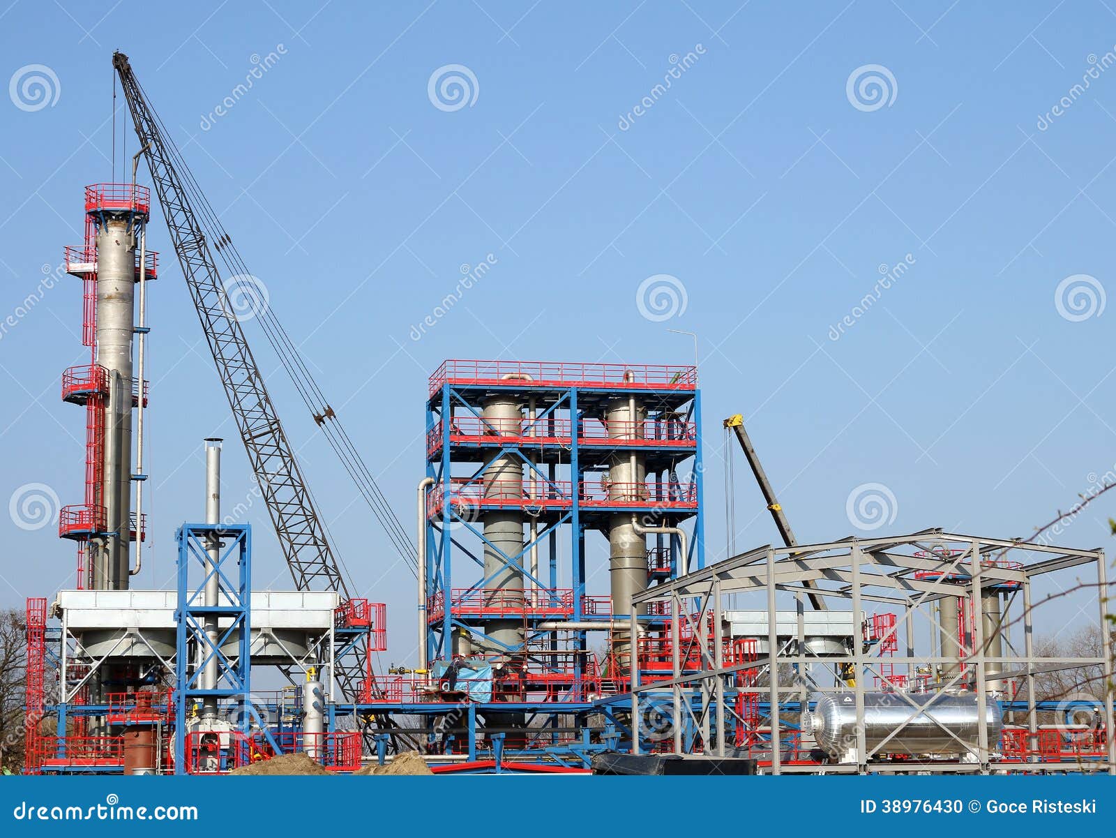 Factory construction site stock photo. Image of built - 38976430