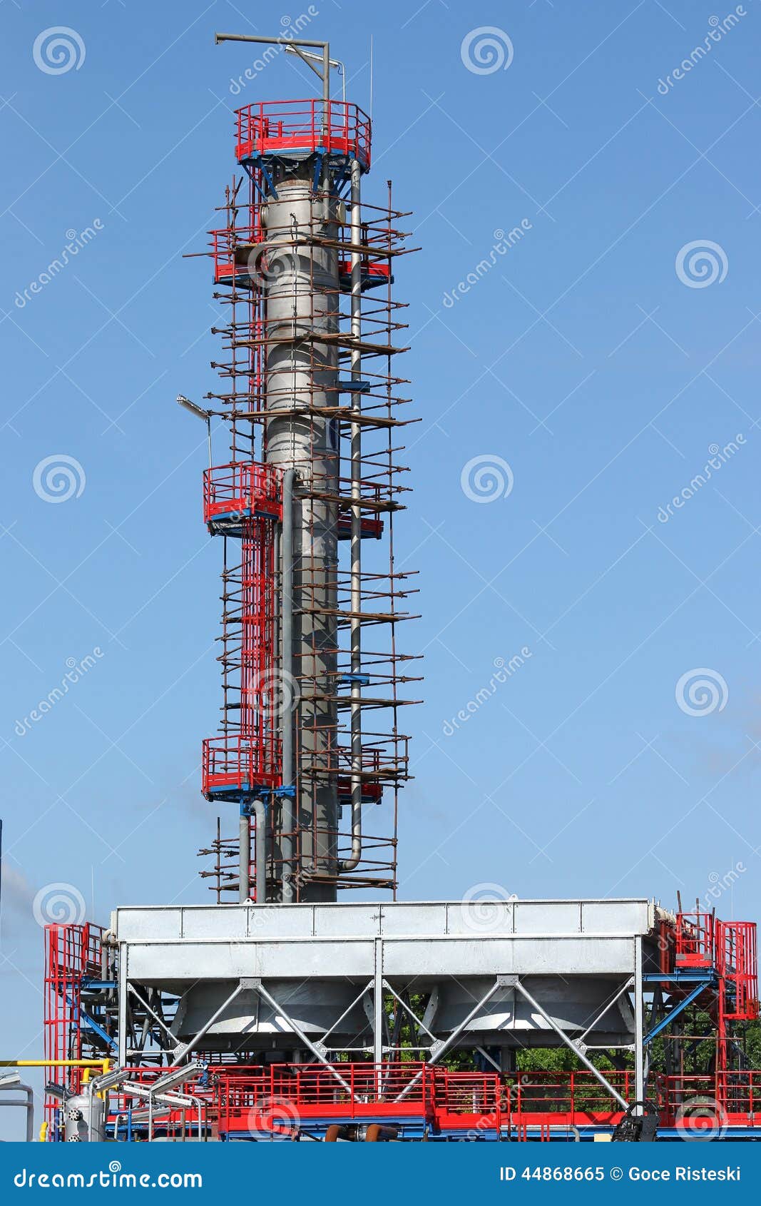 Factory construction site stock image. Image of machinery - 44868665