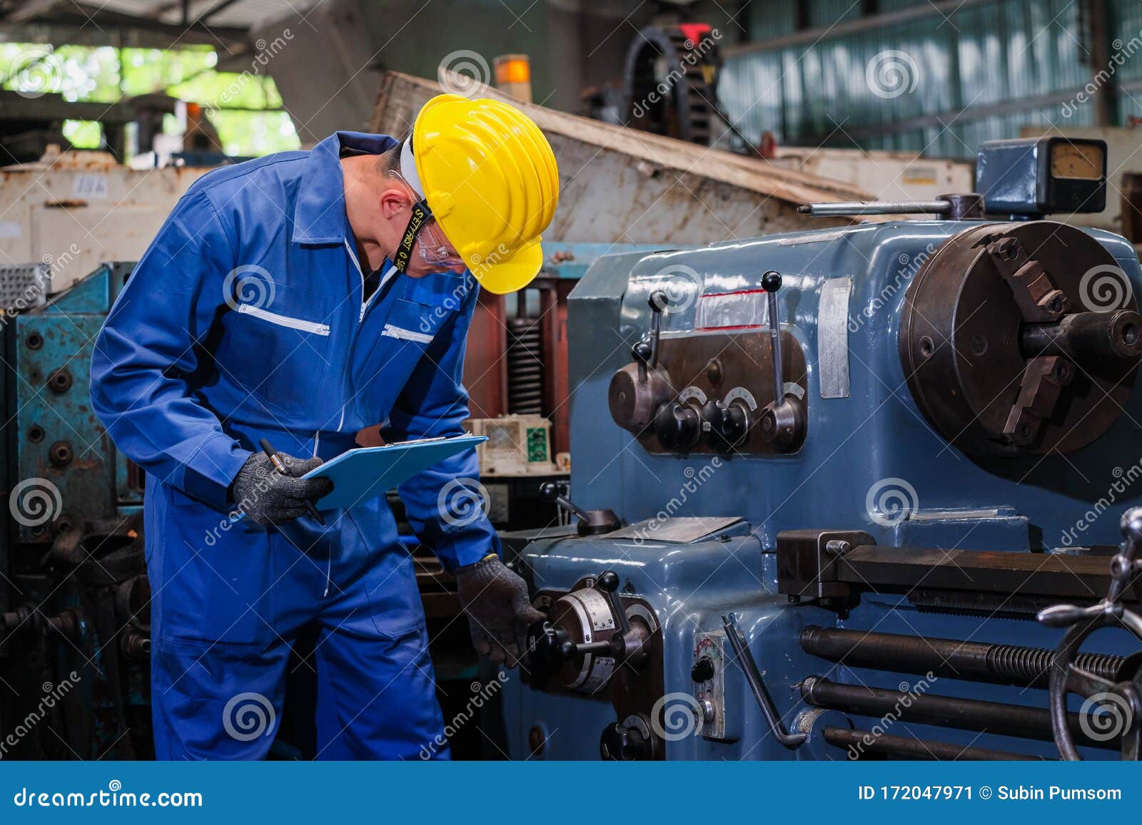 Factory Control Center of Production with Service Stock Image - Image ...