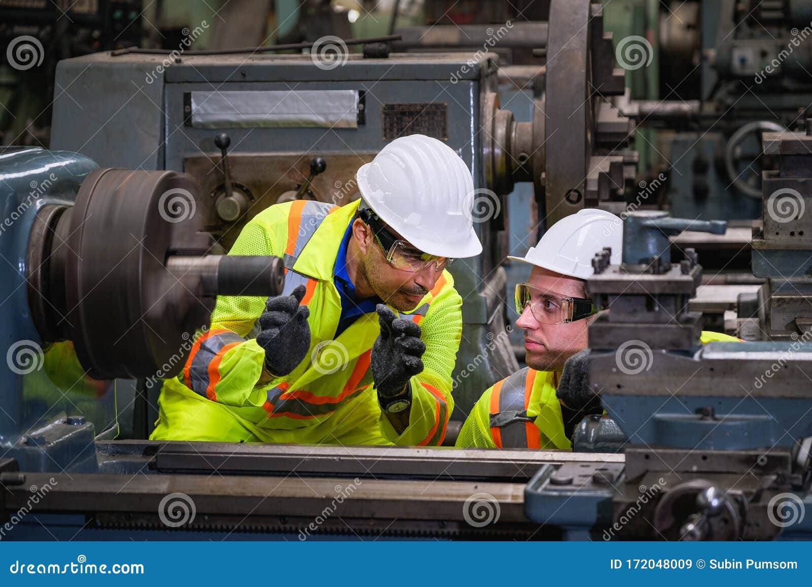 Factory Control Center of Production with Service Stock Image - Image ...