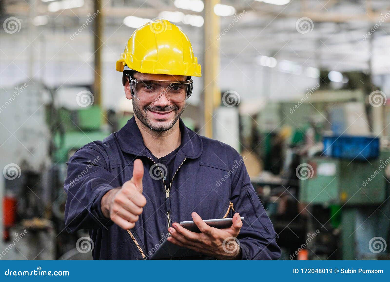 Factory Control Center of Production with Service Stock Image - Image ...