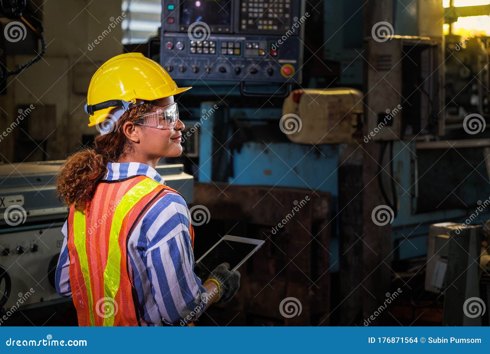 Factory Control Center of Production with Service Stock Photo - Image ...