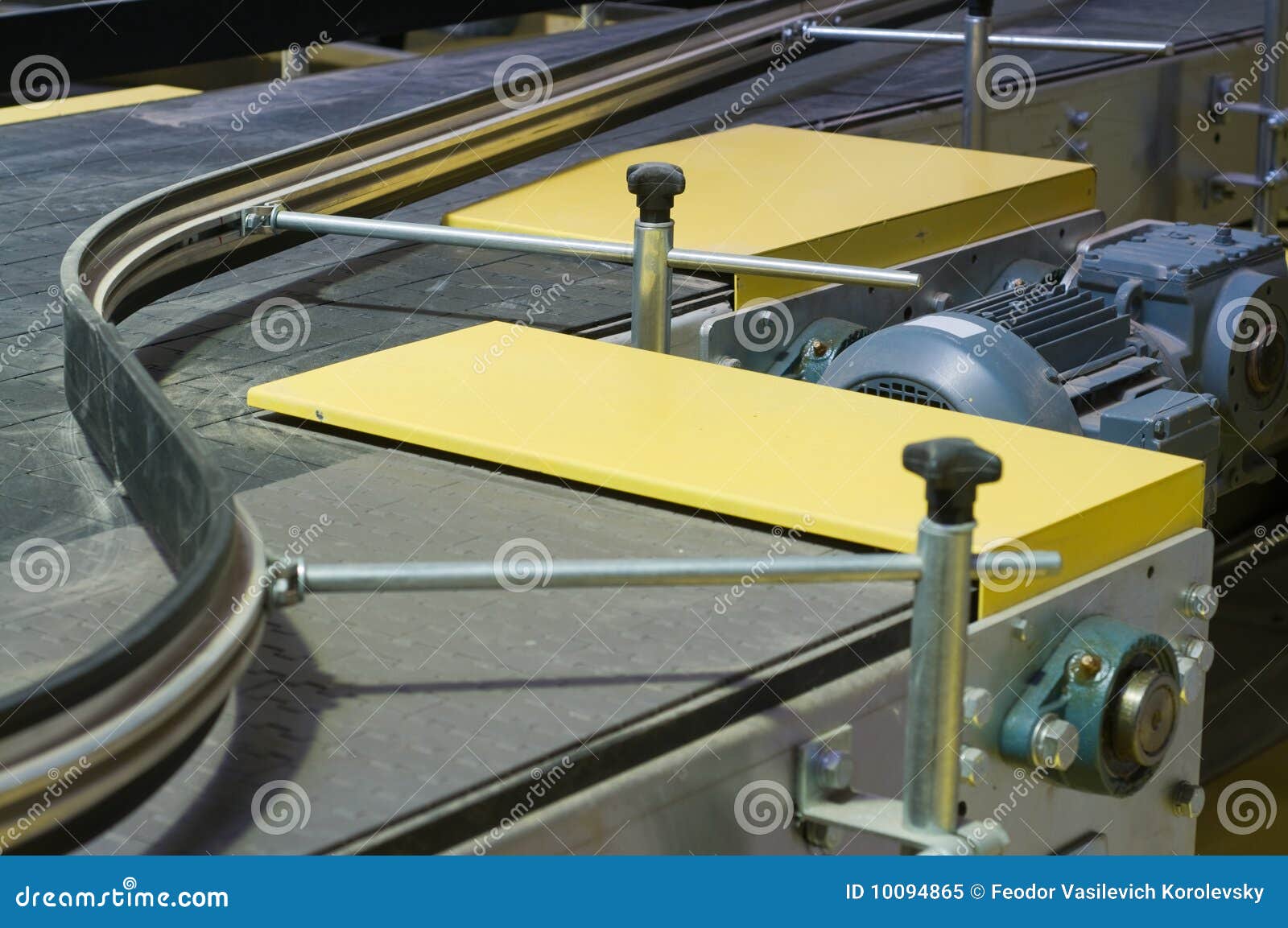 The factory conveyor. stock image. Image of machines - 10094865