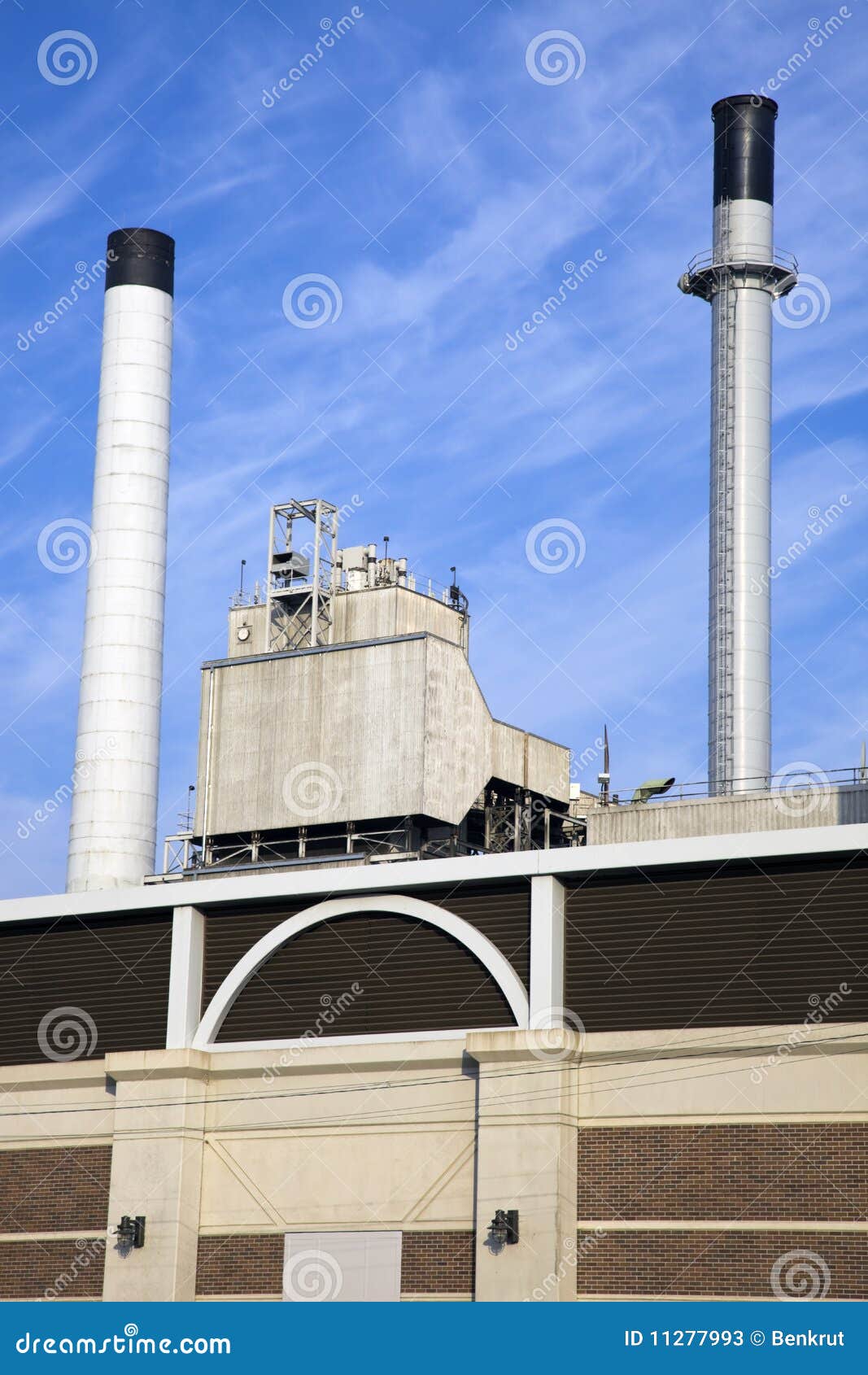 Factory in Downtown Madison Stock Image - Image of chemical, factory ...